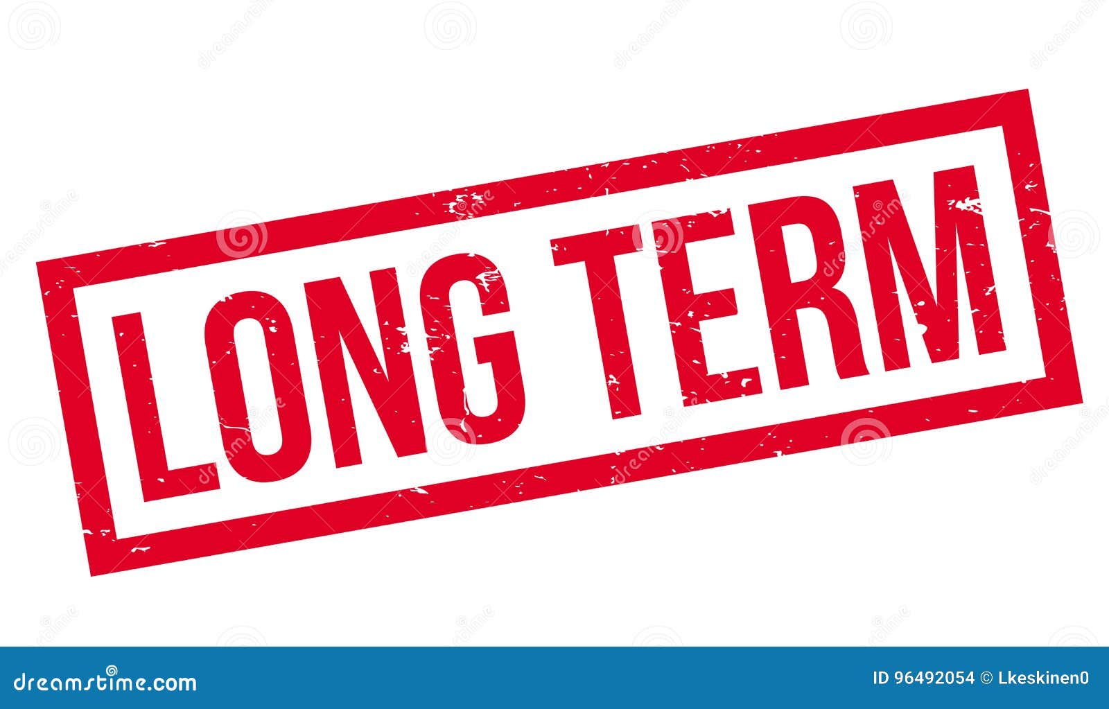 Sello De Goma a Largo Plazo Ilustración del Vector - Ilustración de ...