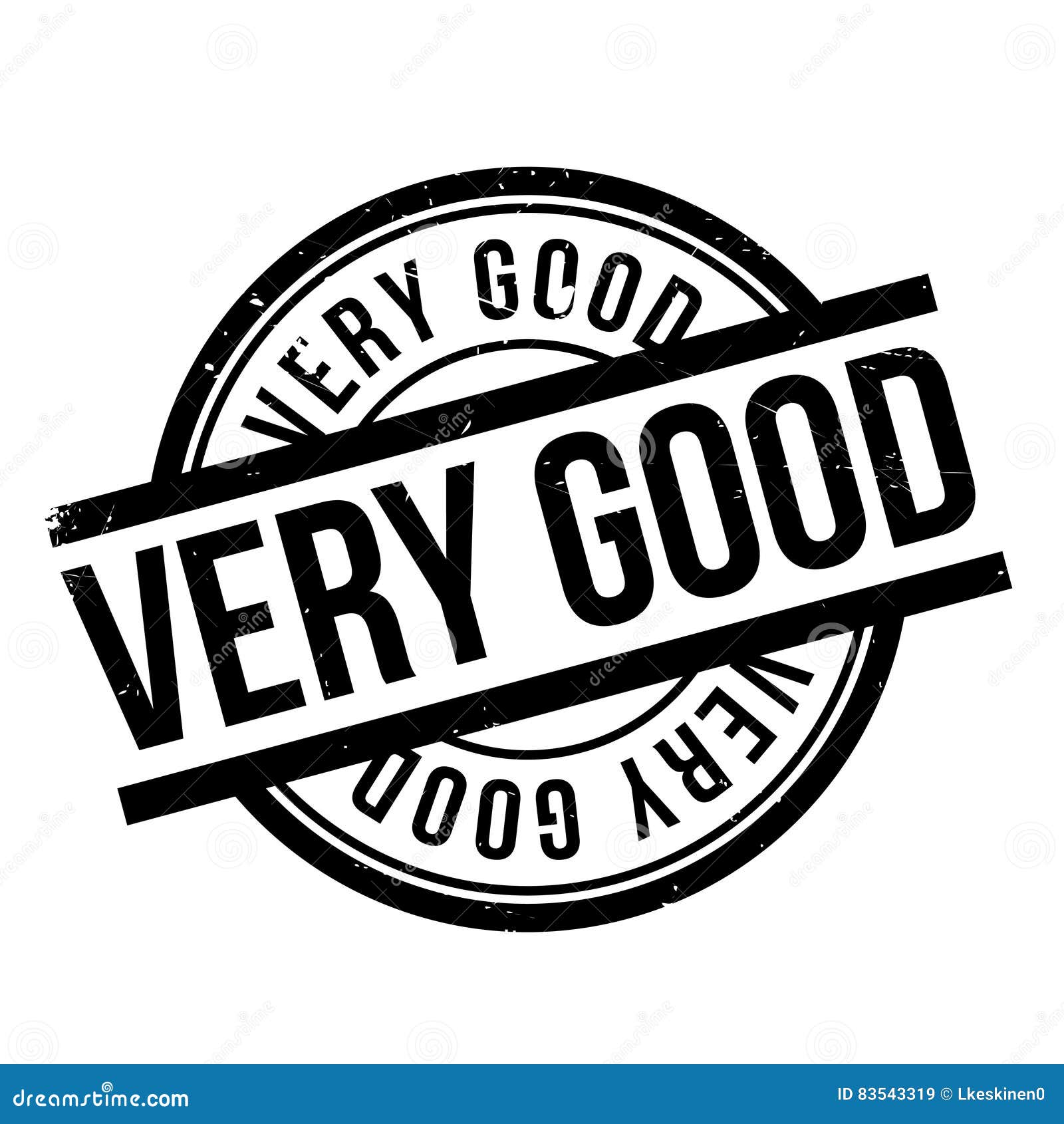 Sello de goma muy bueno ilustración del vector. Ilustración de imagen ...