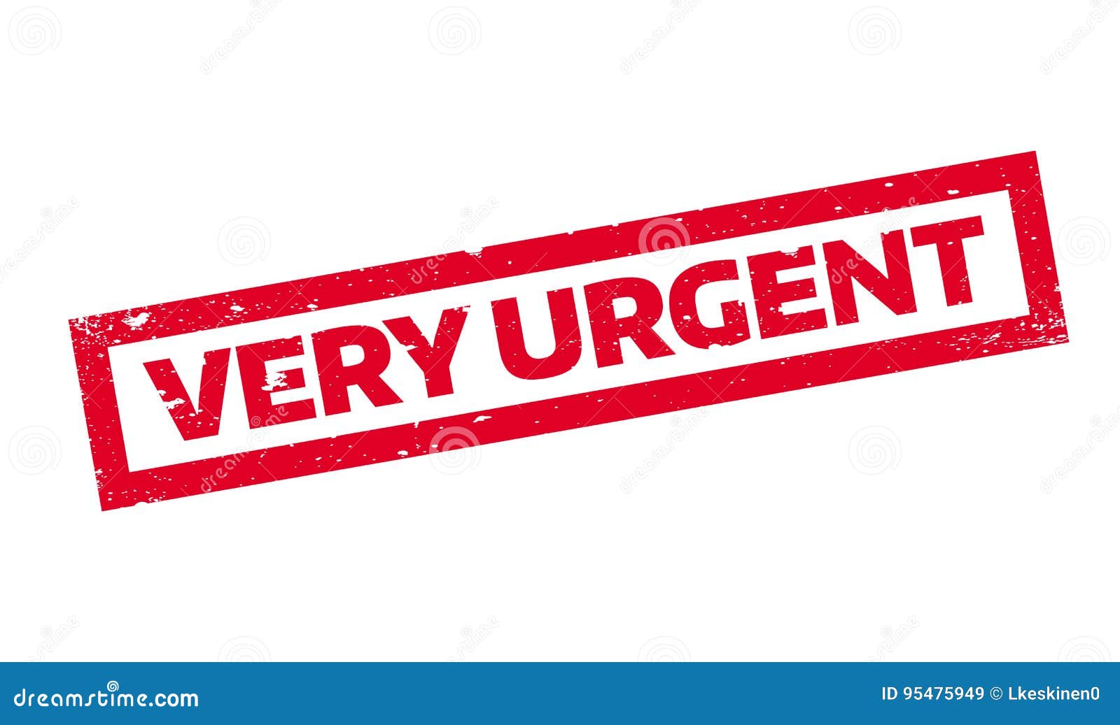 Sello de goma muy urgente ilustración del vector. Ilustración de pesado ...