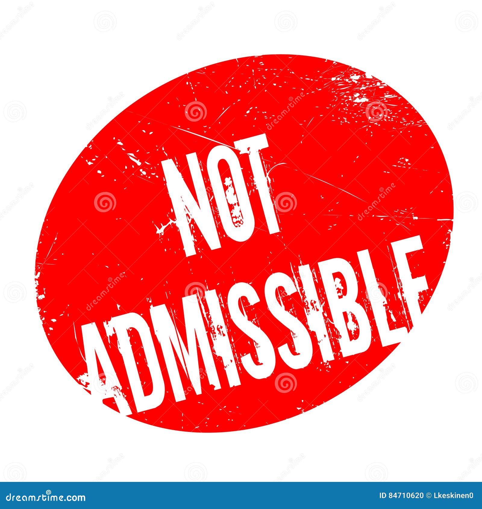 Sello de goma no admisible foto de archivo. Imagen de conveniente ...