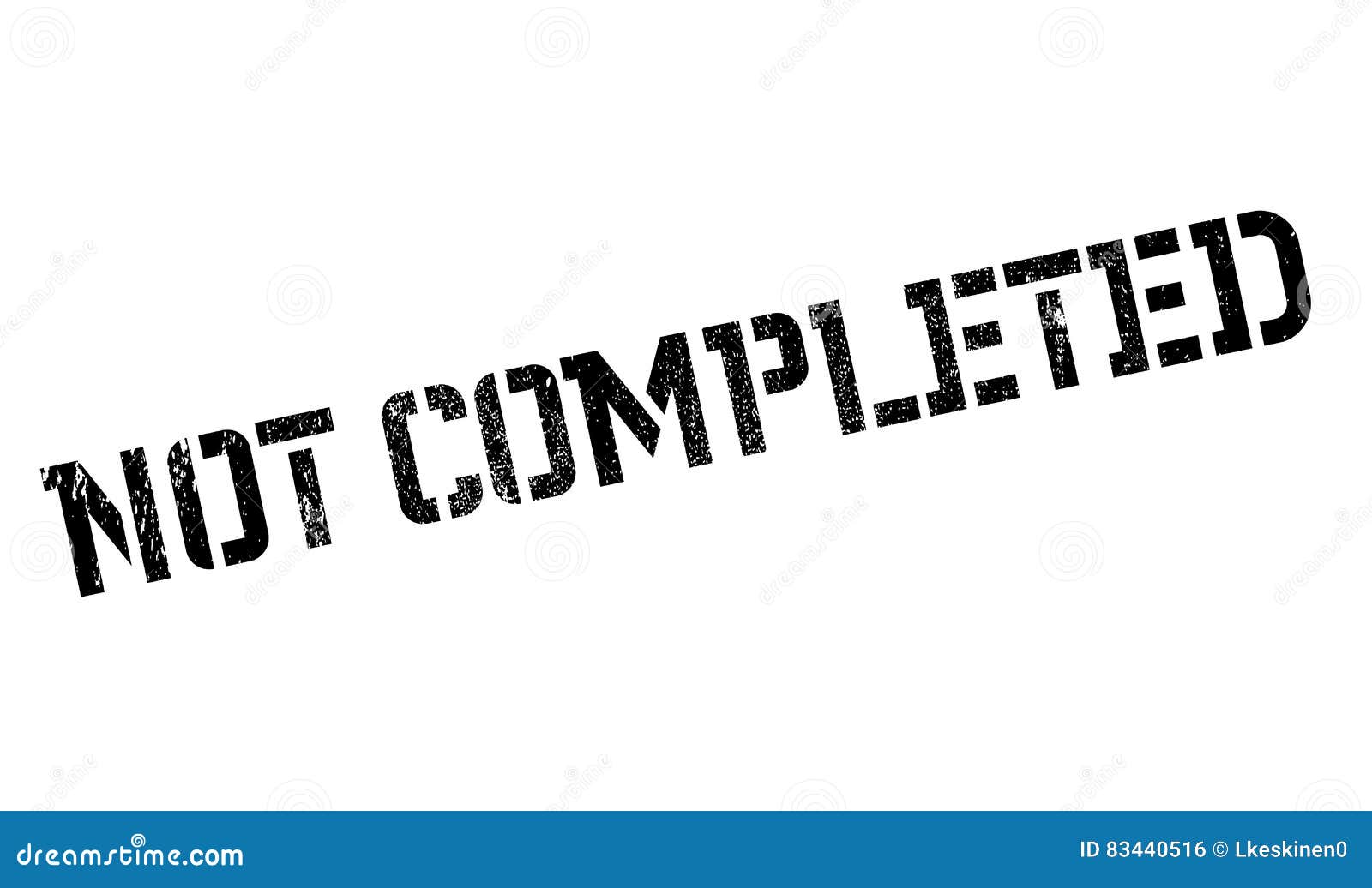 Sello de goma no terminado stock de ilustración. Ilustración de texto ...