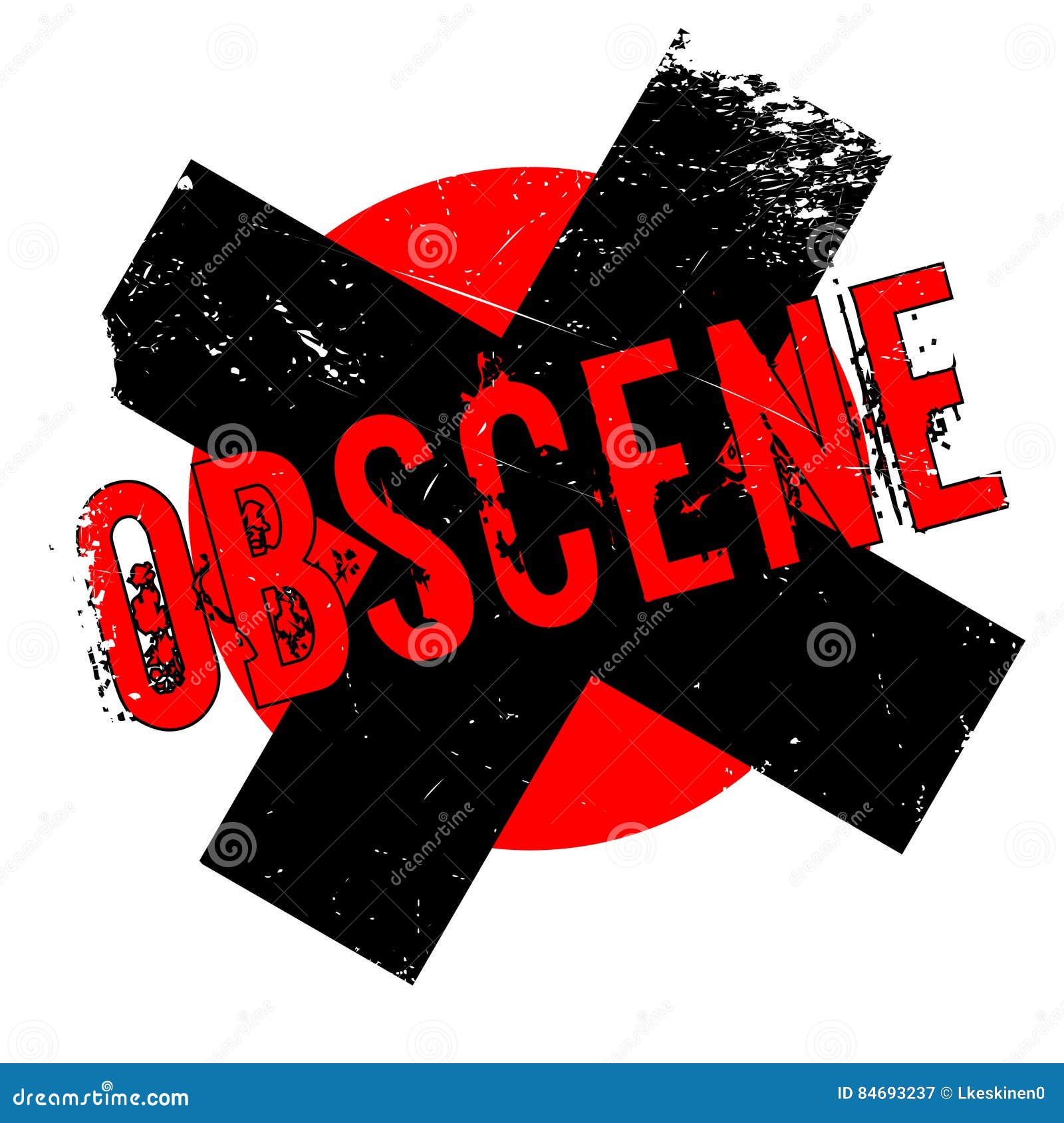 Sello de goma obsceno stock de ilustración. Ilustración de profano ...