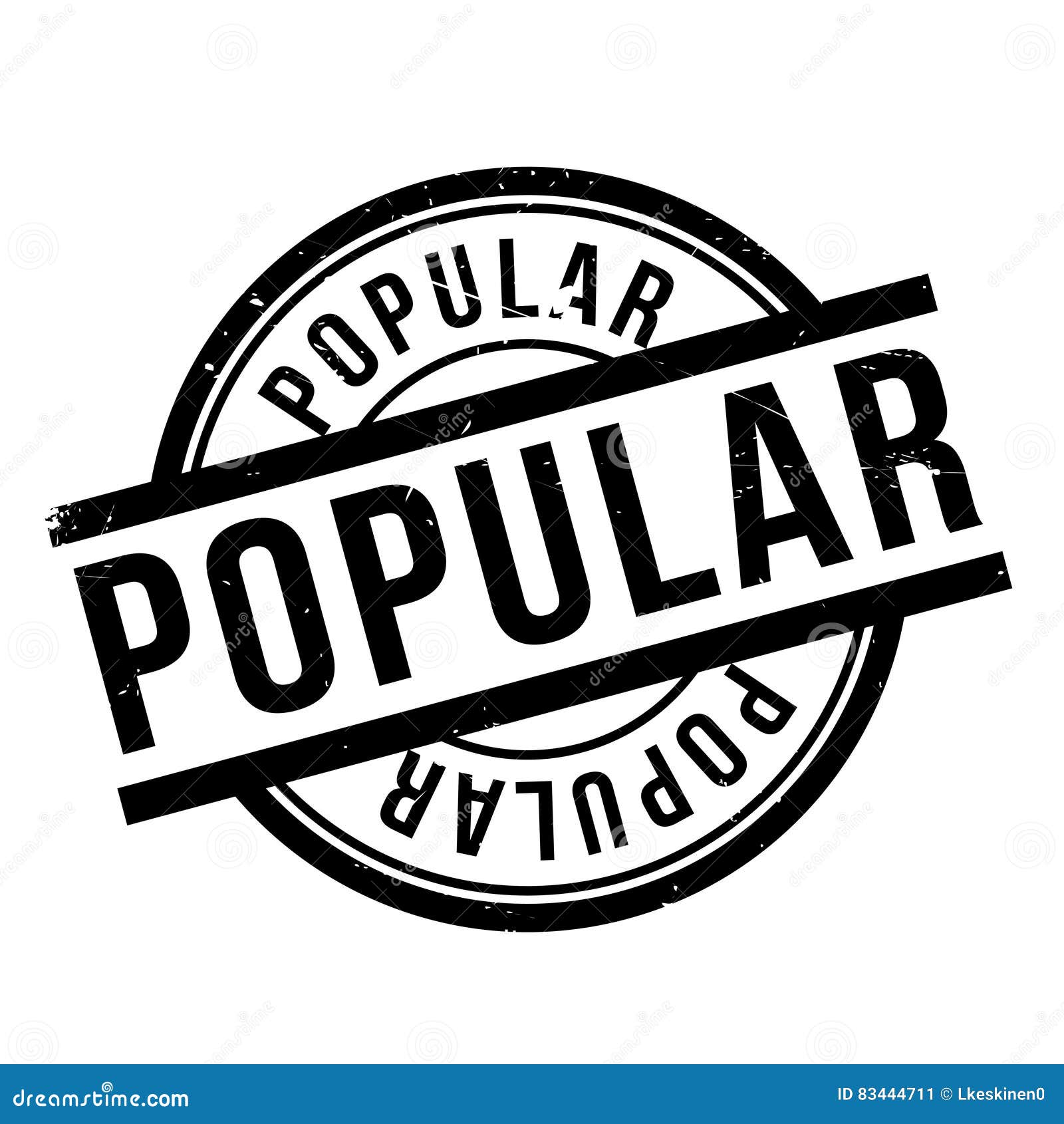 Sello de goma popular stock de ilustración. Ilustración de calidad ...