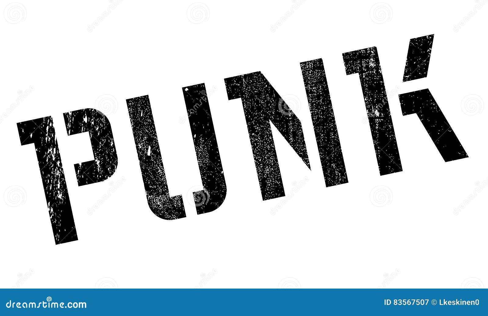 Sello de goma punky stock de ilustración. Ilustración de etiqueta ...