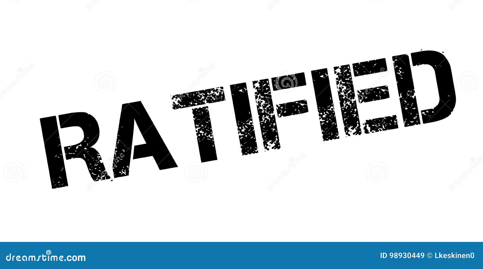 Sello de goma ratificado ilustración del vector. Ilustración de ...