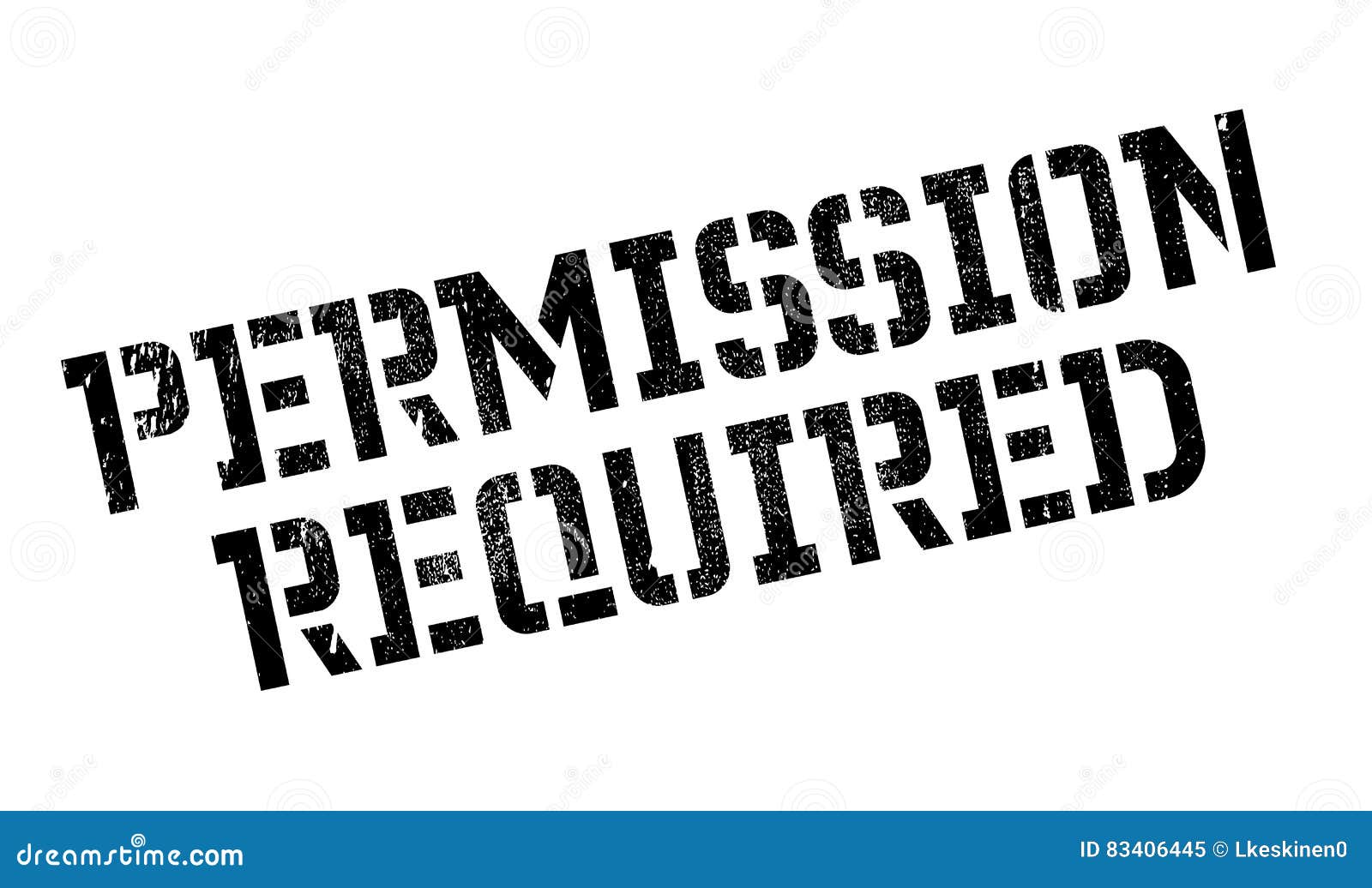 Sello De Goma Requerido Permiso Stock de ilustración - Ilustración de ...