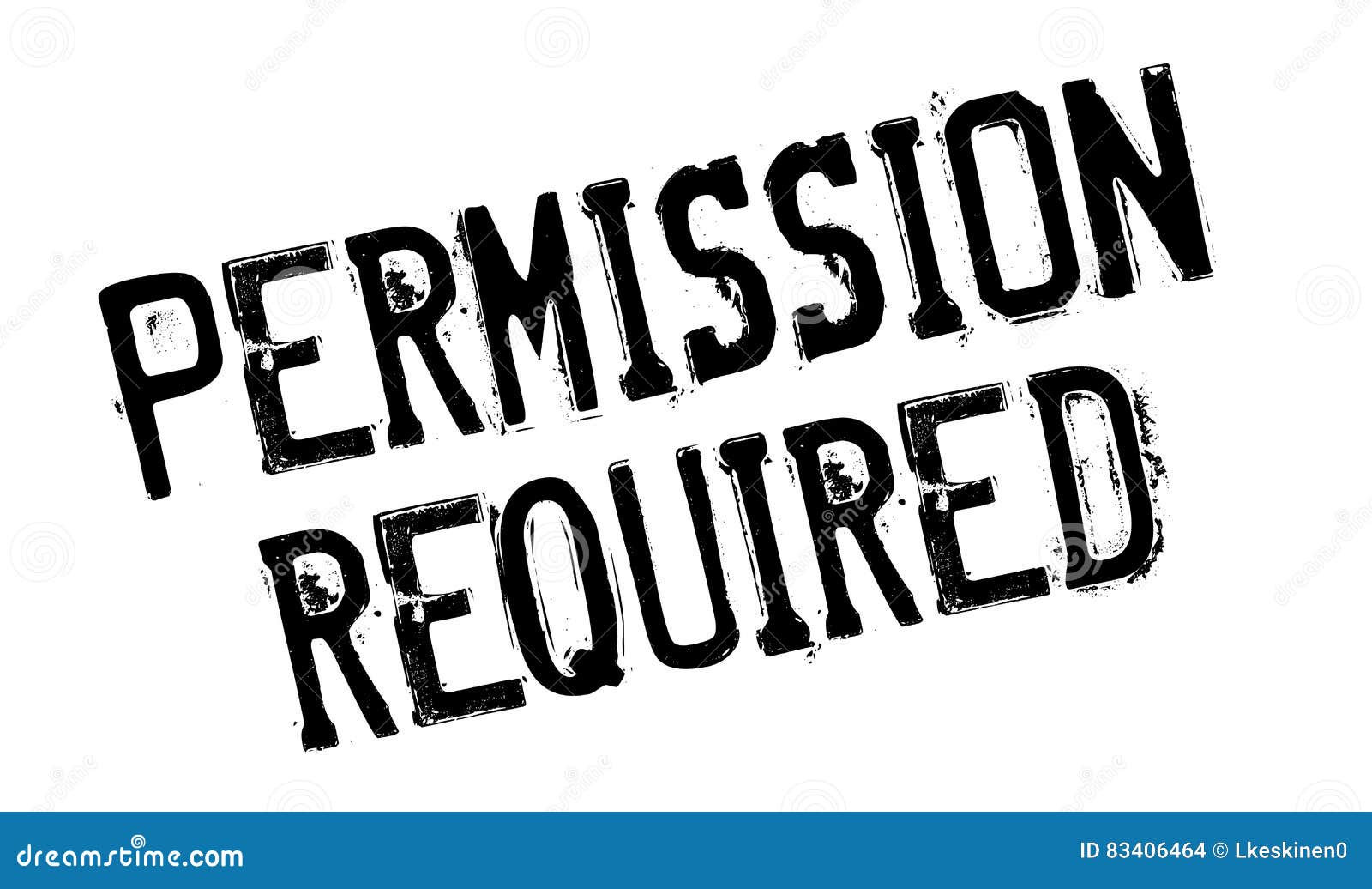 Sello De Goma Requerido Permiso Stock de ilustración - Ilustración de ...