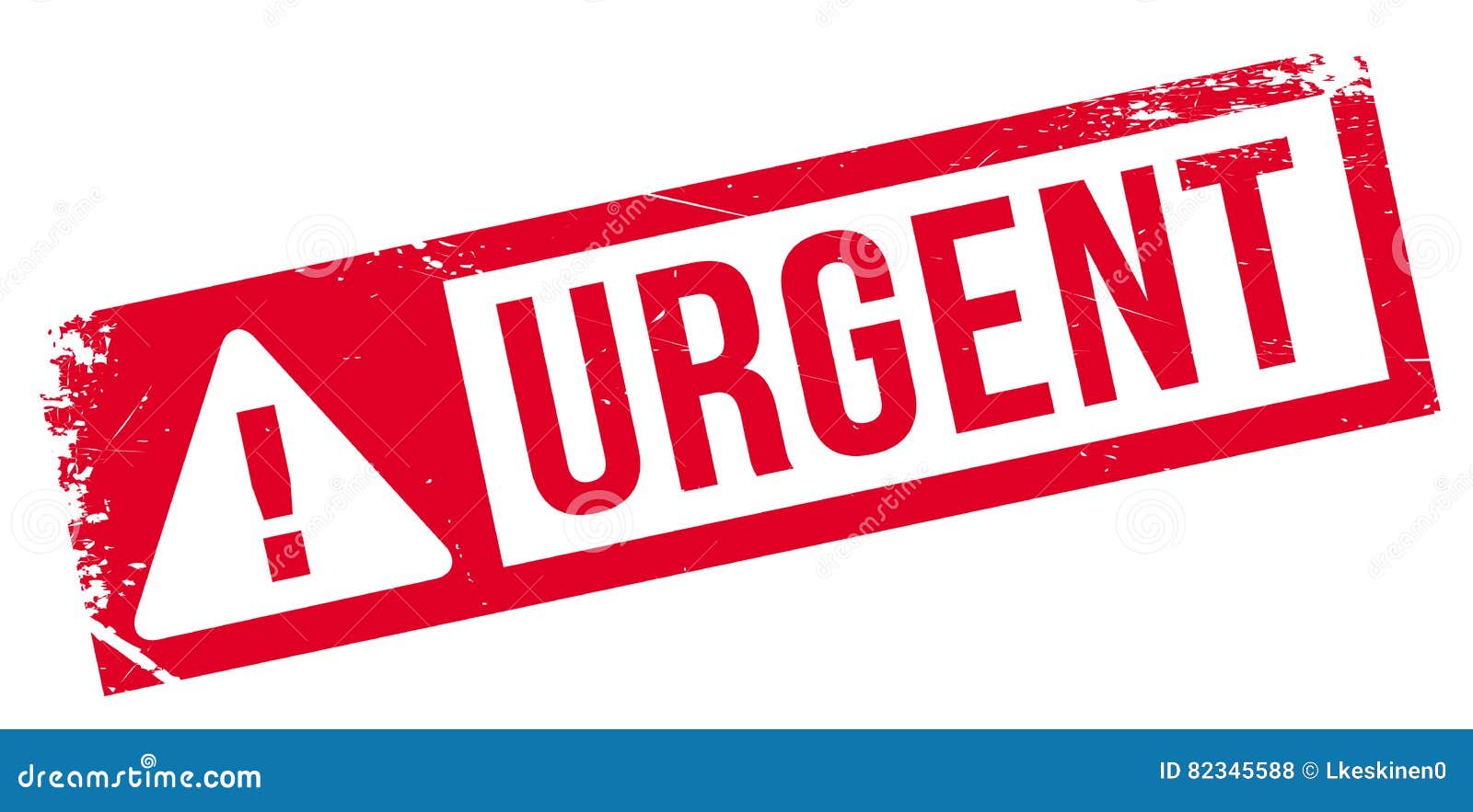 Sello de goma urgente ilustración del vector. Ilustración de importante ...