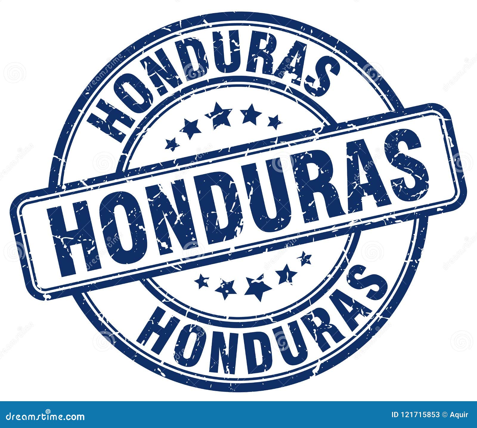 Sello de Honduras ilustración del vector. Ilustración de redondo ...