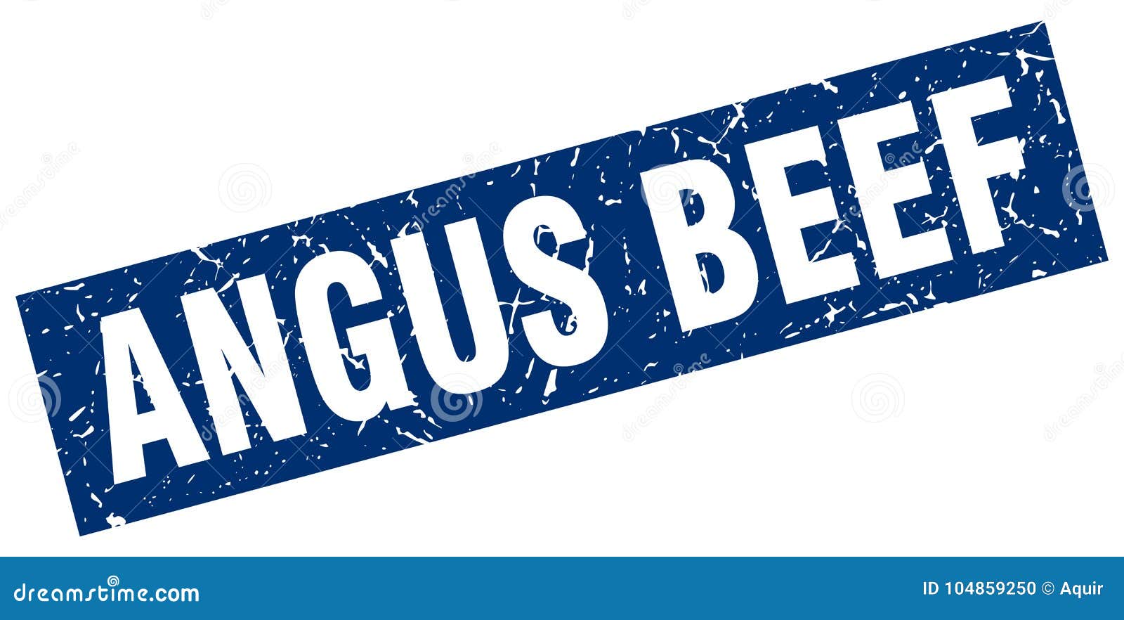 Sello De La Carne De Vaca De Angus Ilustración del Vector - Ilustración ...