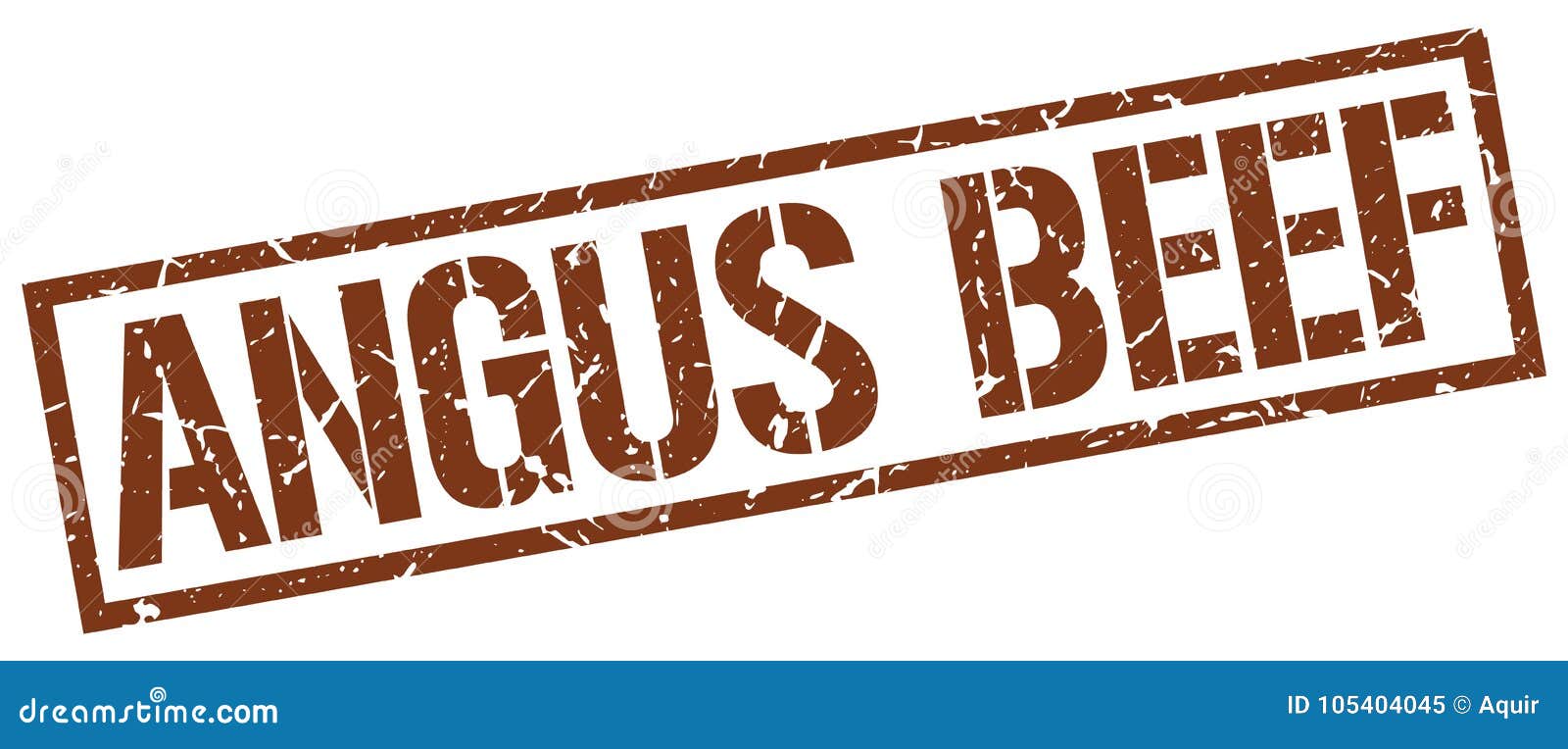Sello De La Carne De Vaca De Angus Ilustración del Vector - Ilustración ...