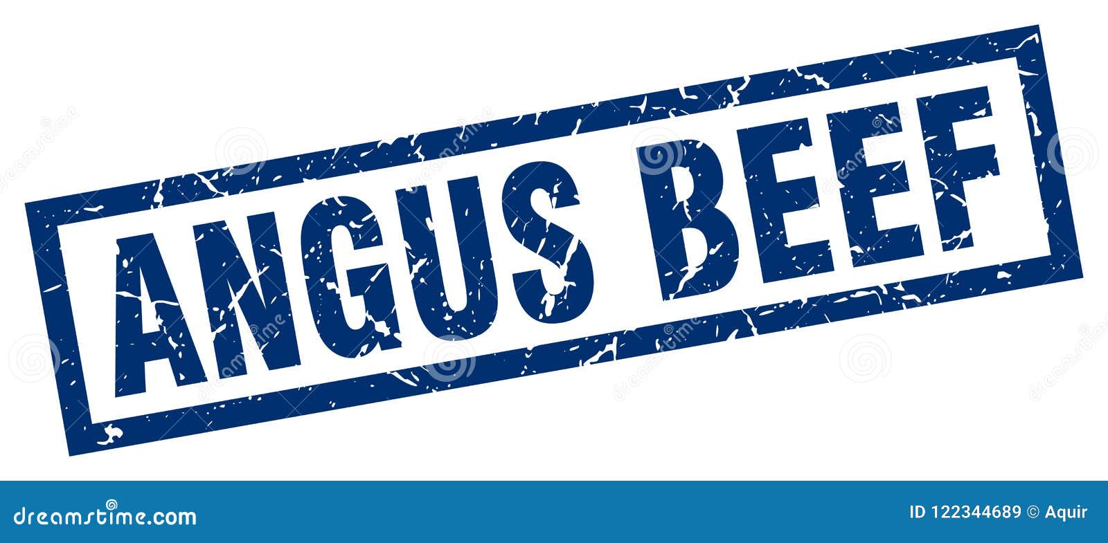 Sello De La Carne De Vaca De Angus Ilustración del Vector - Ilustración ...