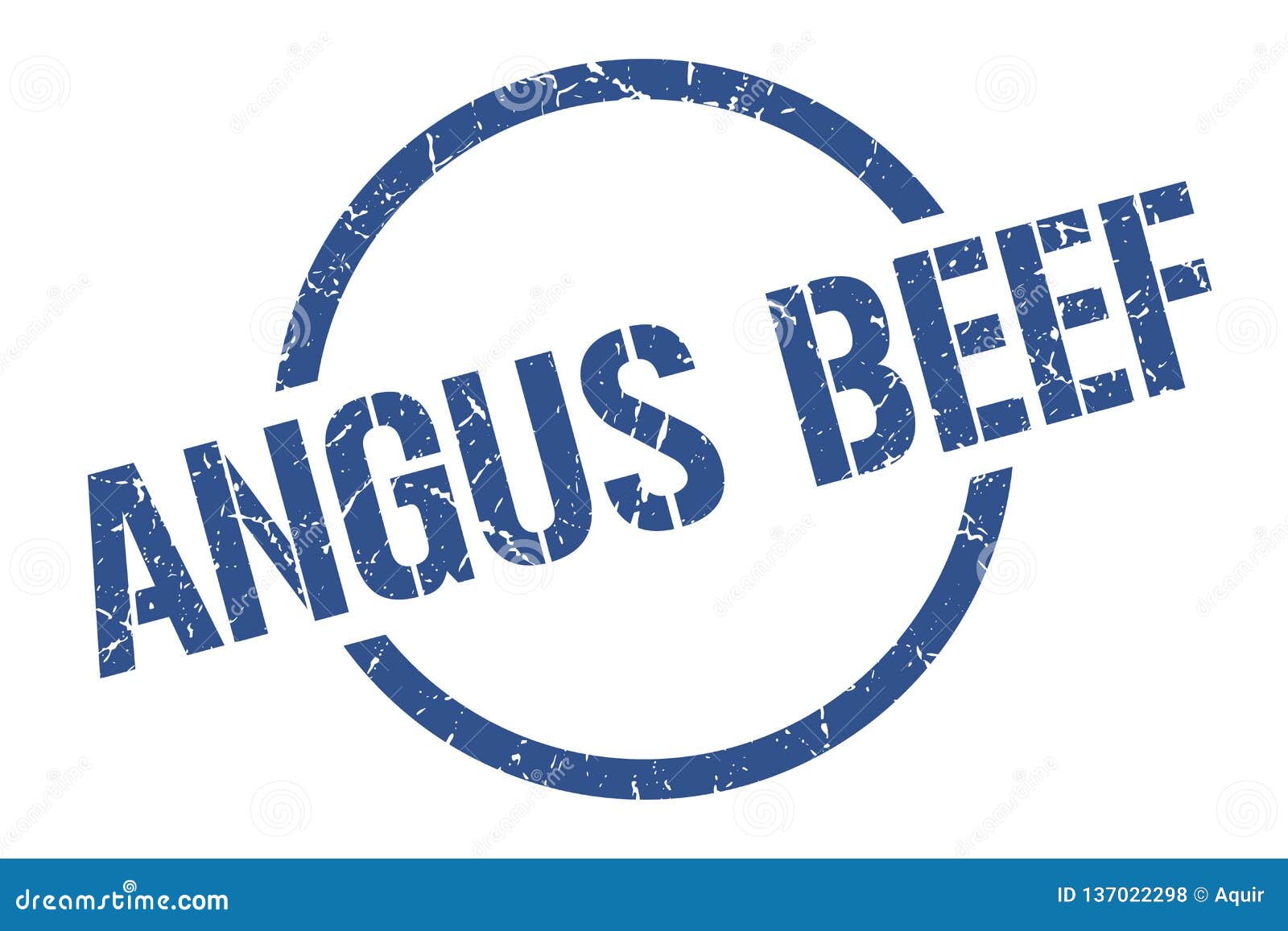 Sello De La Carne De Vaca De Angus Ilustración del Vector - Ilustración ...