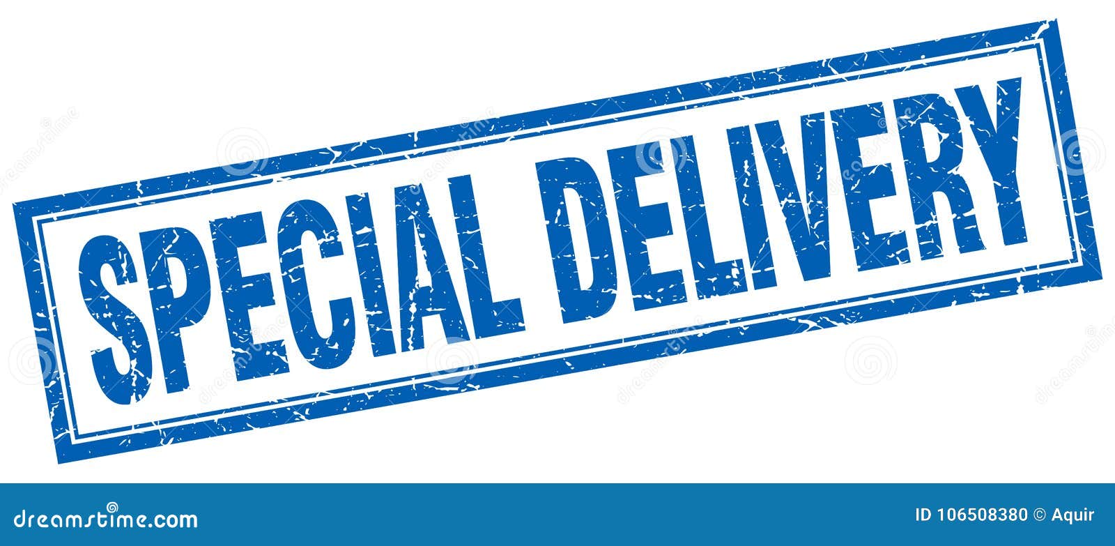 Sello De La Entrega Especial Ilustración del Vector - Ilustración de ...