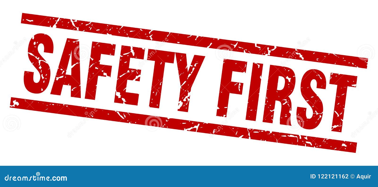 Sello De La Seguridad Primero Ilustración del Vector - Ilustración de ...