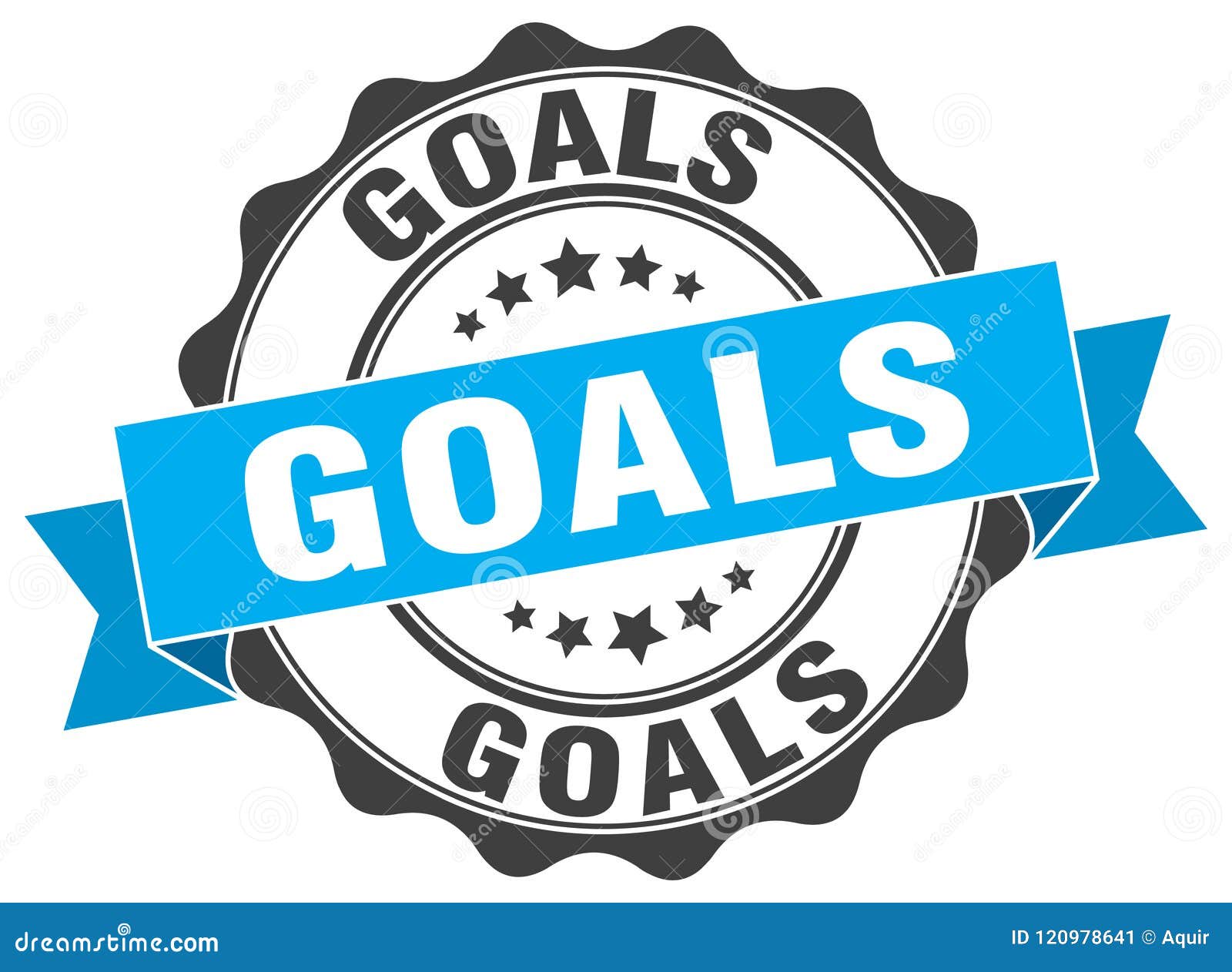 Sello de las metas sello ilustración del vector. Ilustración de aislado ...