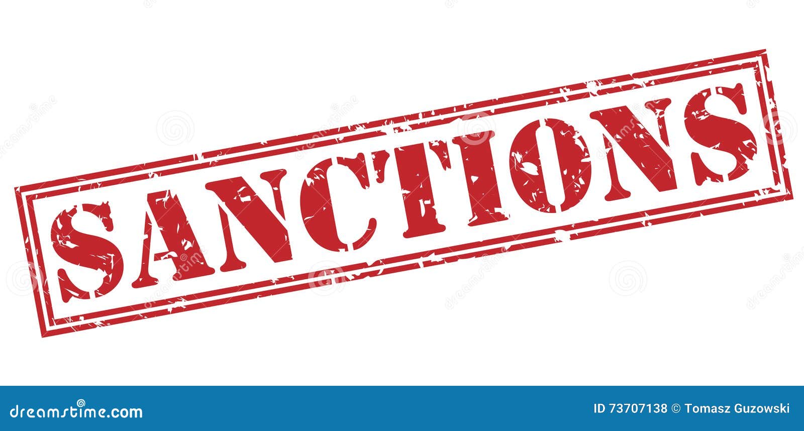 Sello de las sanciones stock de ilustración. Ilustración de sanciones ...