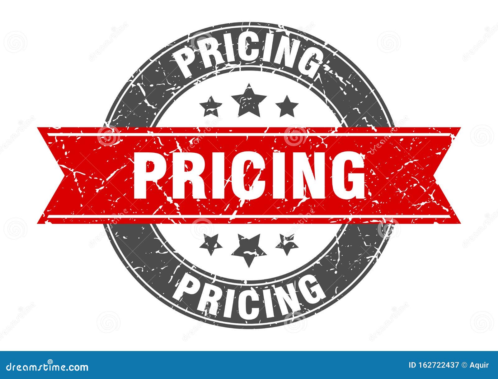 Sello de precios ilustración del vector. Ilustración de cinta - 162722437