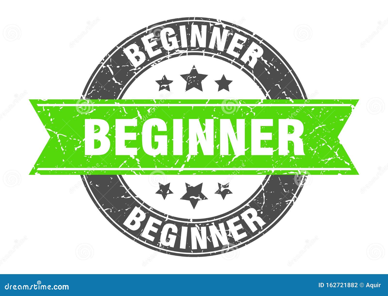 Sello de principiante ilustración del vector. Ilustración de insignias ...