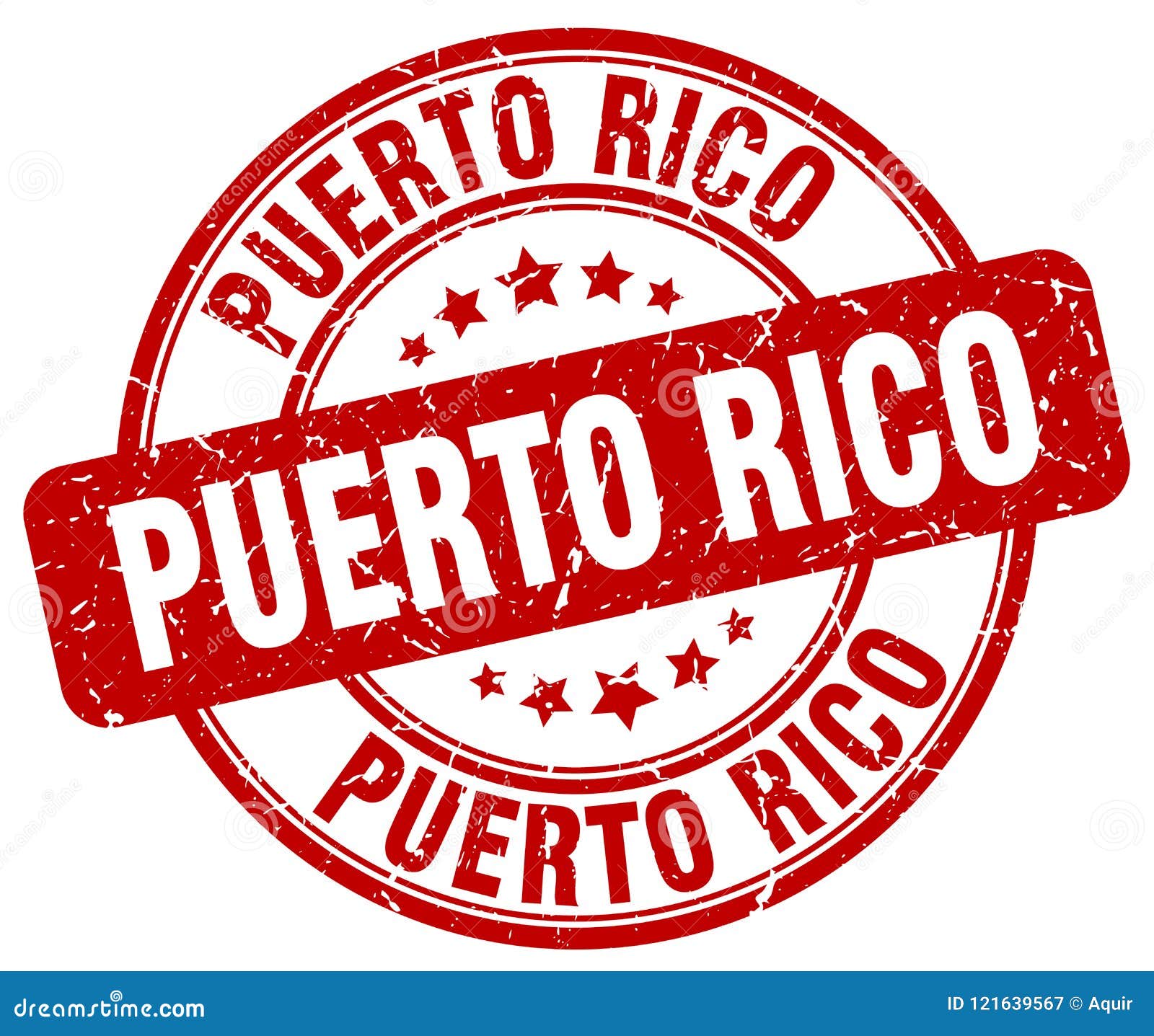 Sello de Puerto Rico ilustración del vector. Ilustración de etiqueta ...