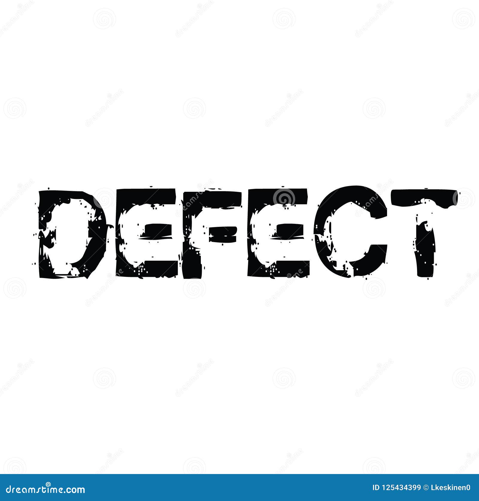 Sello Del Defecto En Blanco Ilustración del Vector - Ilustración de ...