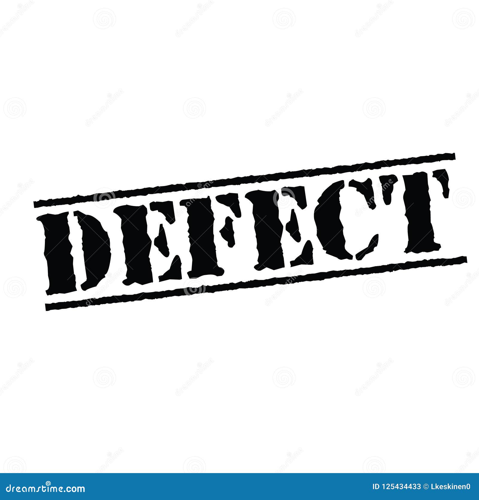 Sello Del Defecto En Blanco Ilustración del Vector - Ilustración de ...