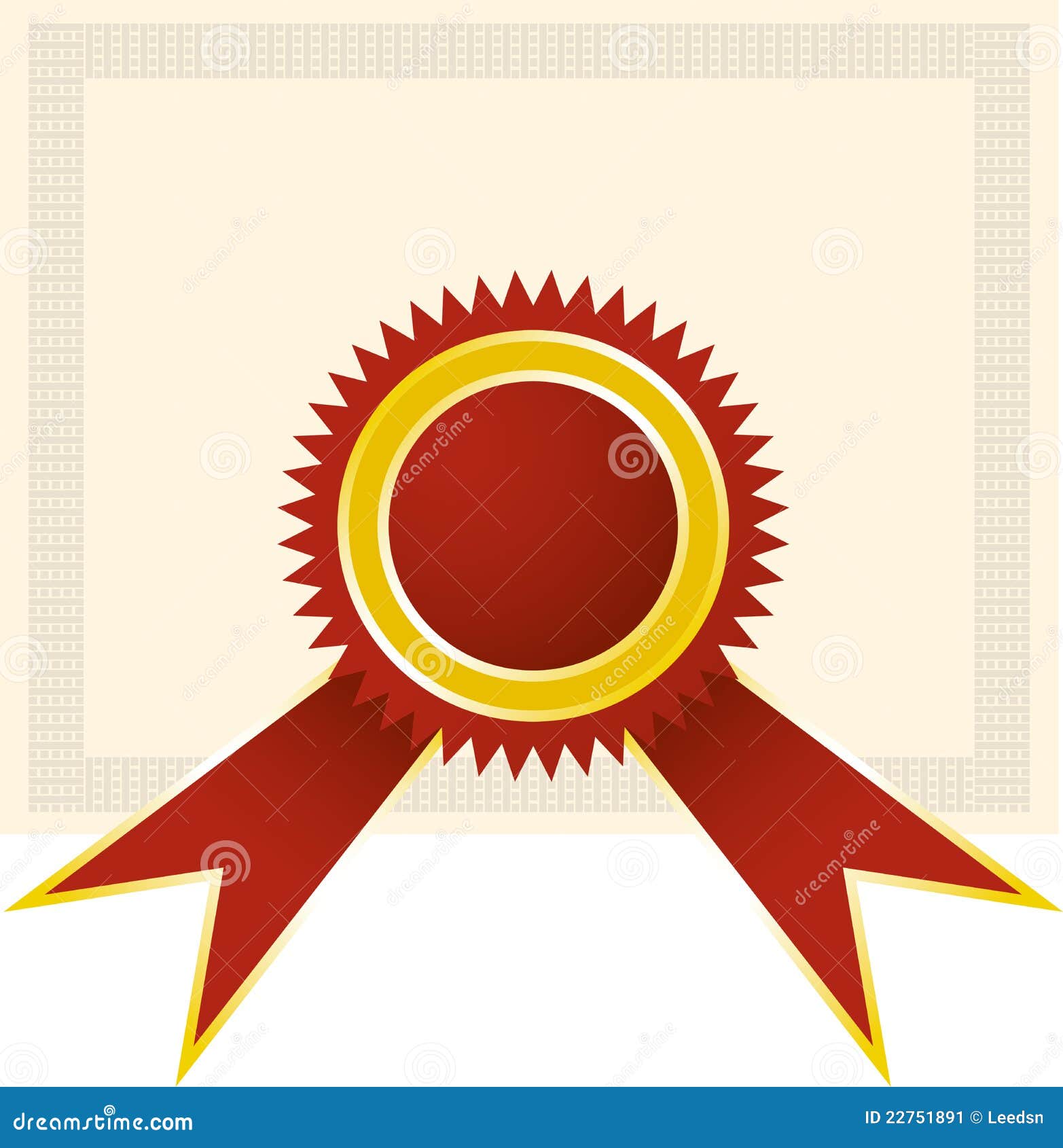 Sello del diploma ilustración del vector. Ilustración de diploma - 22751891