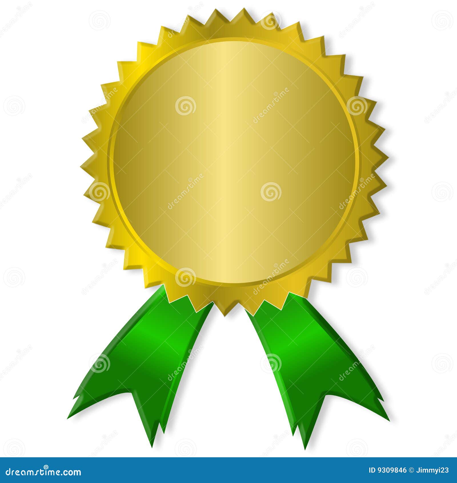 Sello del oro stock de ilustración. Ilustración de ilustraciones - 9309846