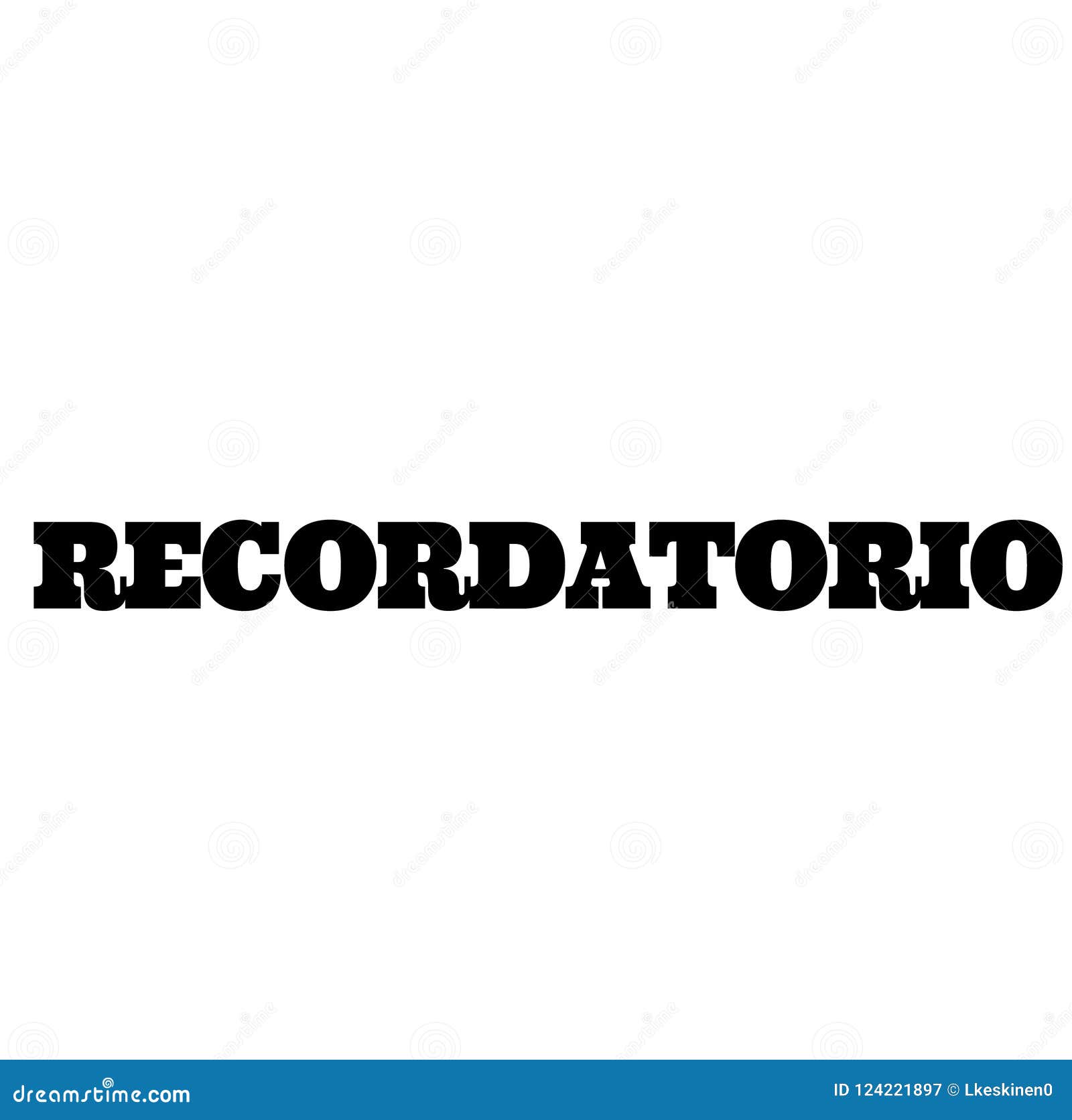 Sello Del Recordatorio En Blanco Ilustración del Vector - Ilustración ...