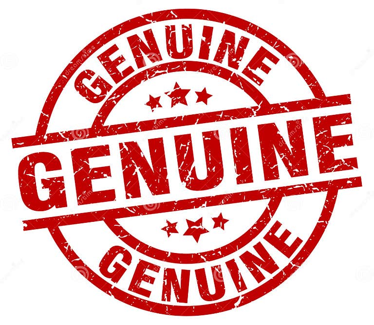 Sello genuino ilustración del vector. Ilustración de retro - 99302749