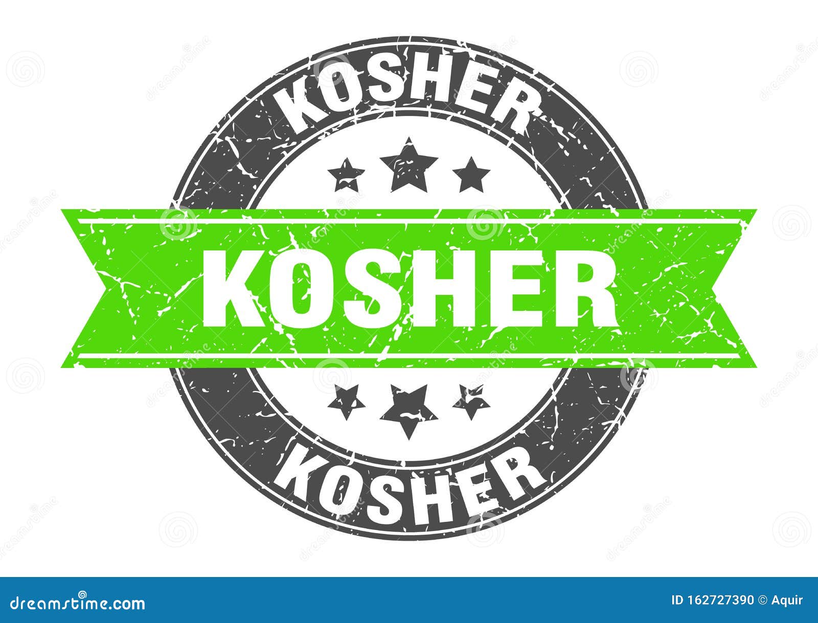 Sello kosher ilustración del vector. Ilustración de fondo - 162727390