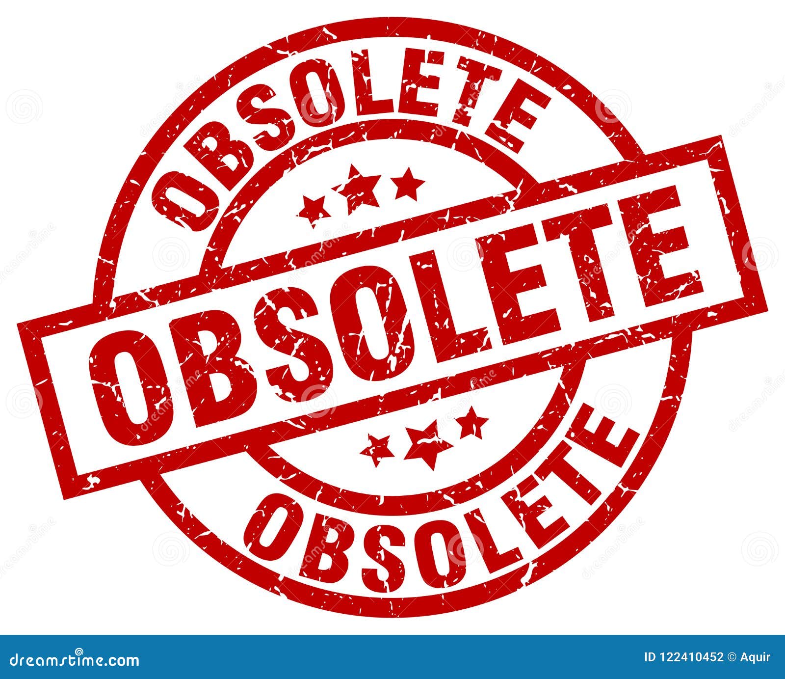 Sello obsoleto ilustración del vector. Ilustración de blanco - 122410452