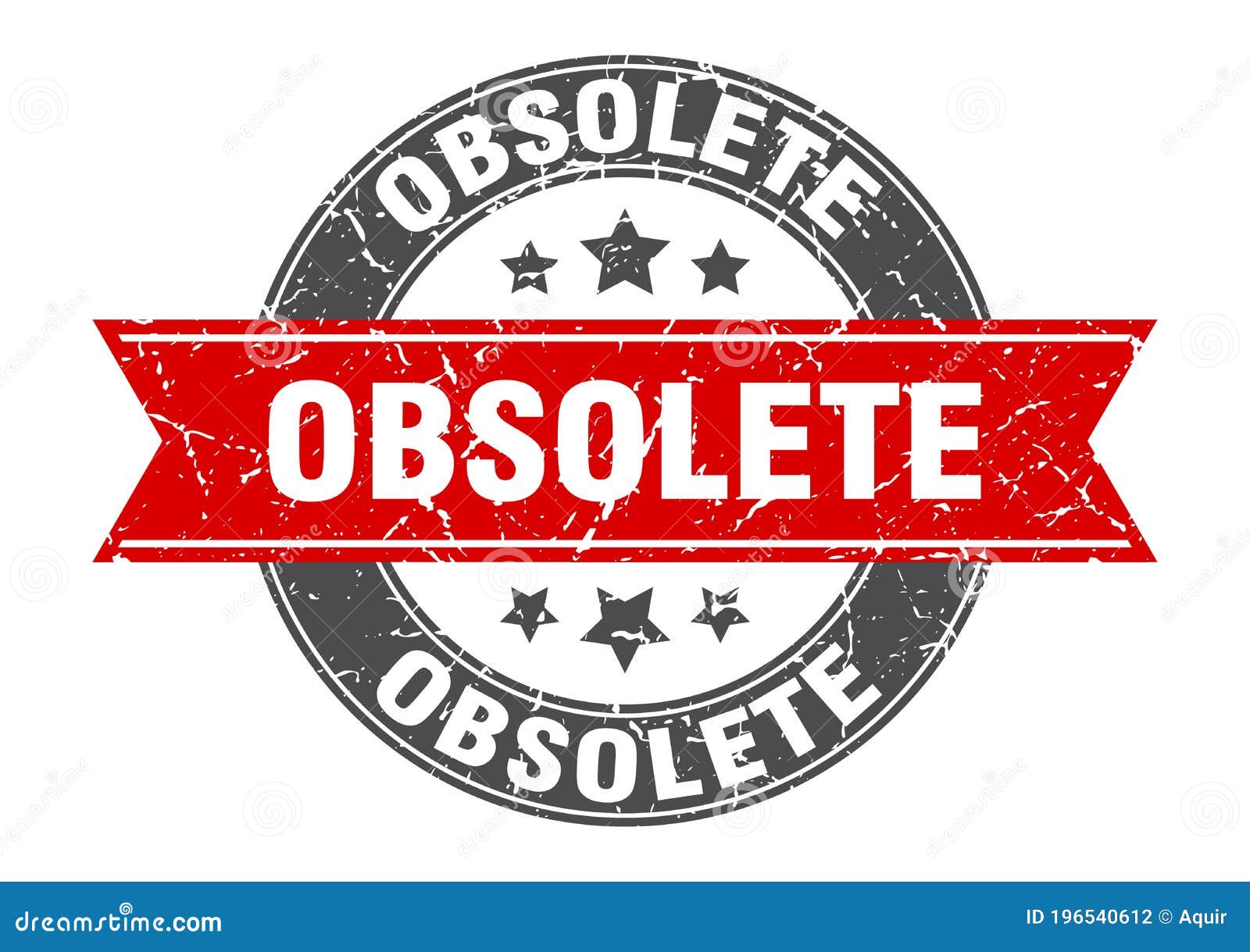 Sello obsoleto ilustración del vector. Ilustración de vector - 196540612