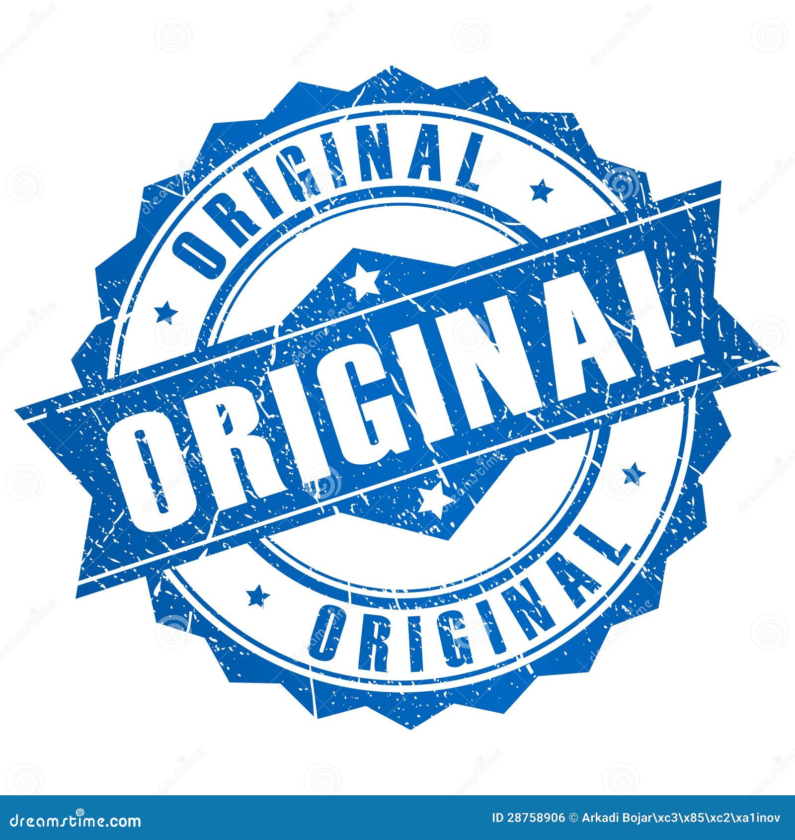 Sello original del vector ilustración del vector. Ilustración de ...