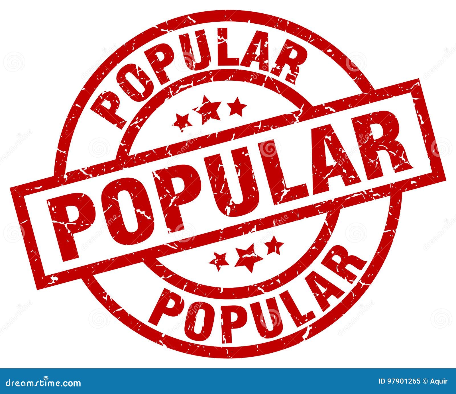 Sello popular ilustración del vector. Ilustración de pegatina - 97901265