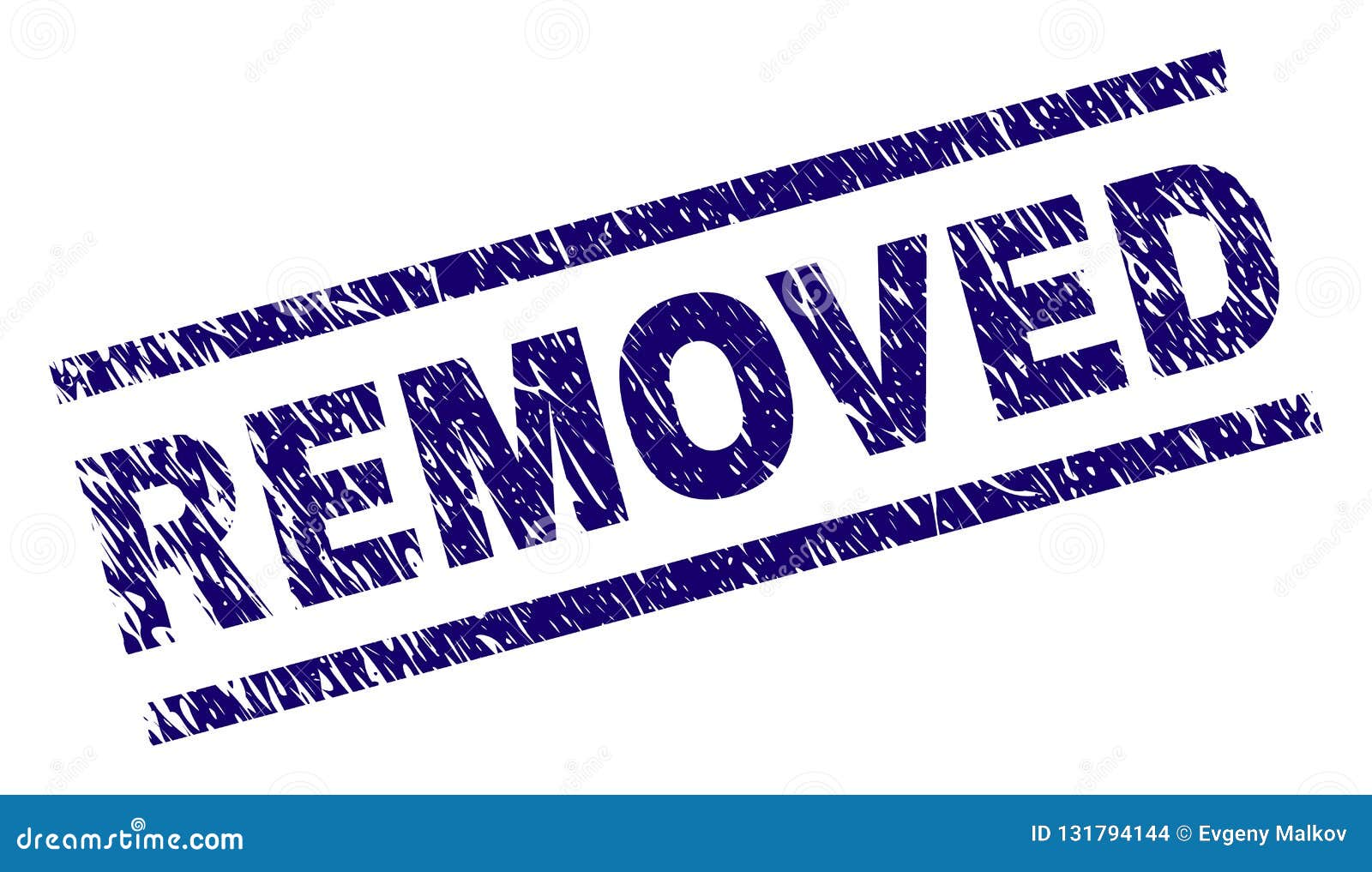 Sello QUITADO Texturizado Grunge Del Sello Ilustración del Vector ...