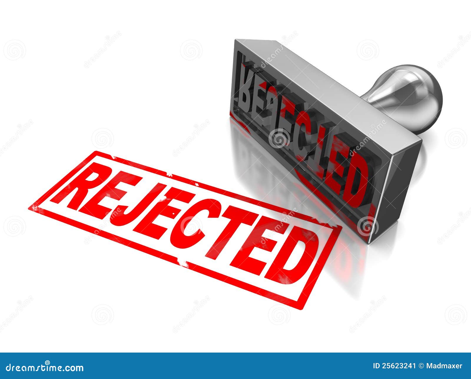 Sello rechazado stock de ilustración. Ilustración de tinta - 25623241