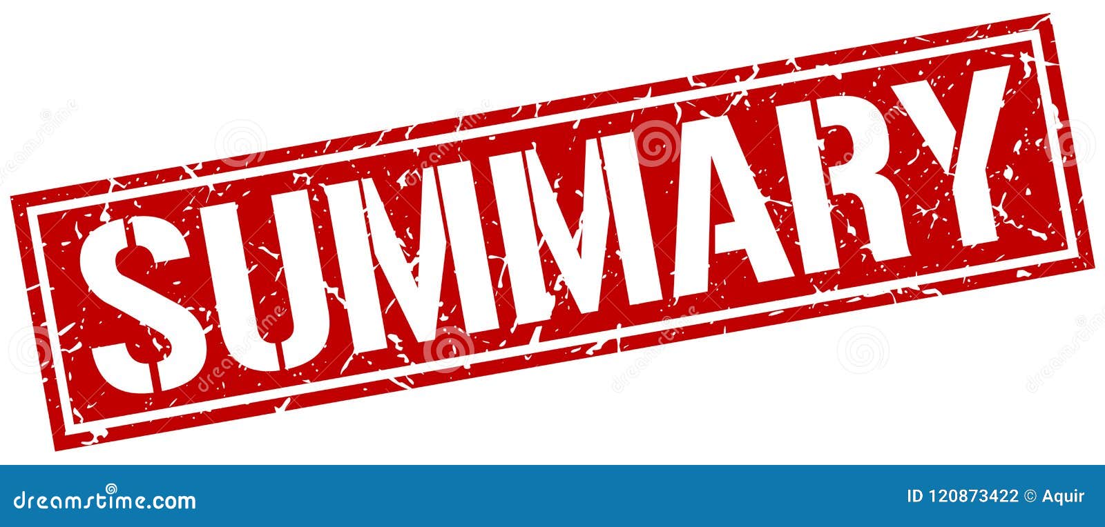 Sello sumario ilustración del vector. Ilustración de vector - 120873422