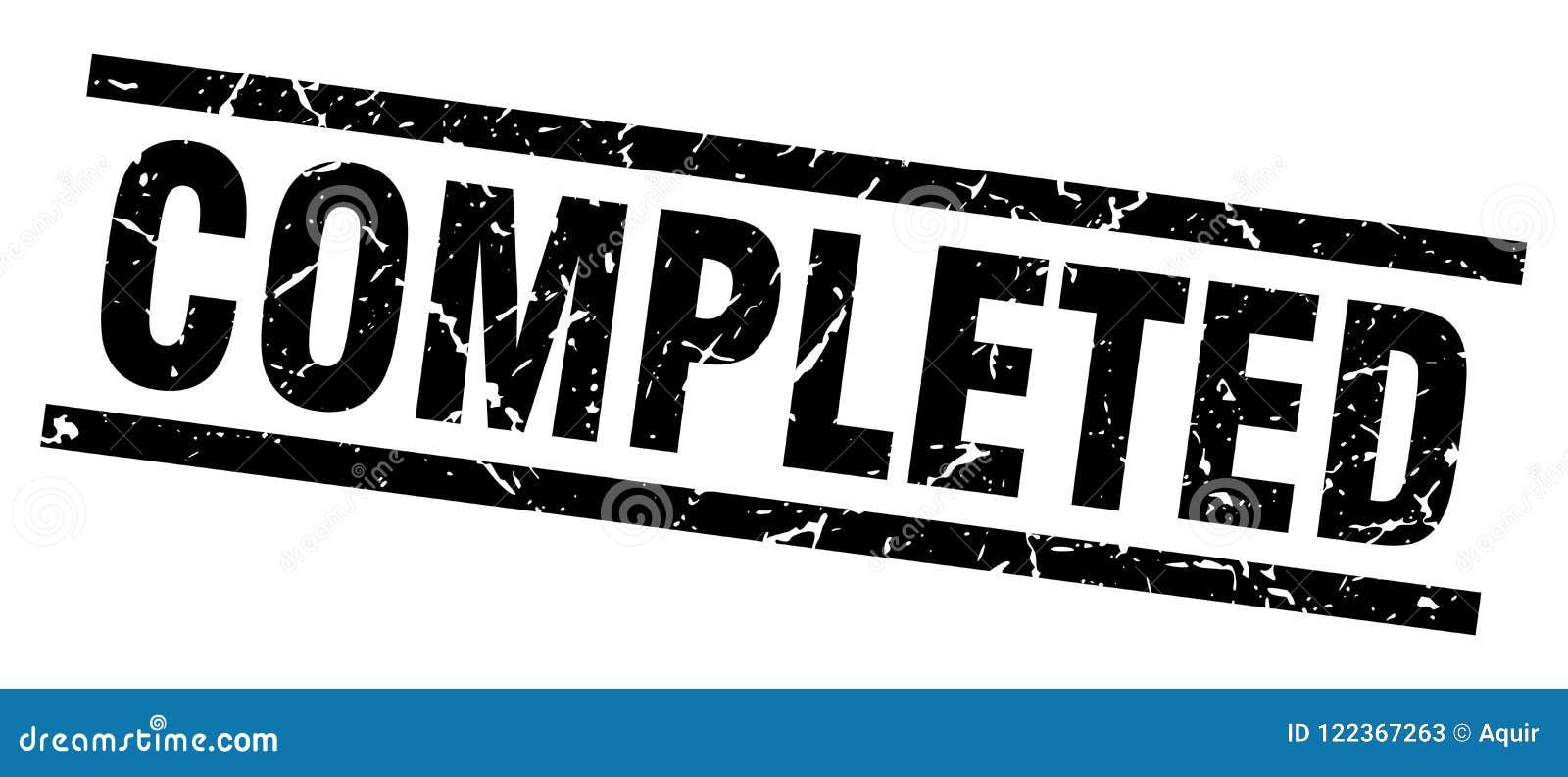 Sello terminado ilustración del vector. Ilustración de aislado - 122367263