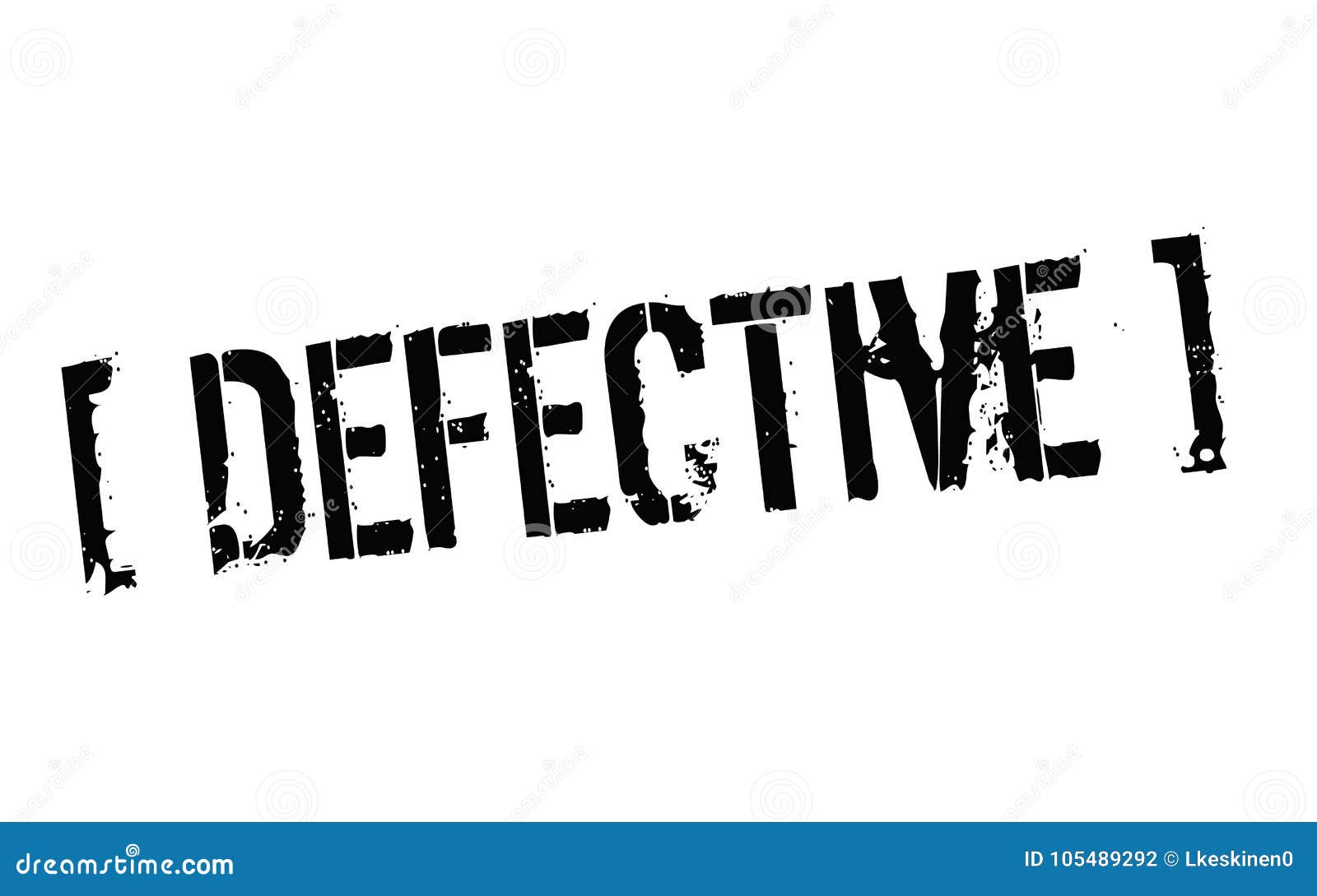 Sello Tipográfico Defectuoso Ilustración del Vector - Ilustración de ...