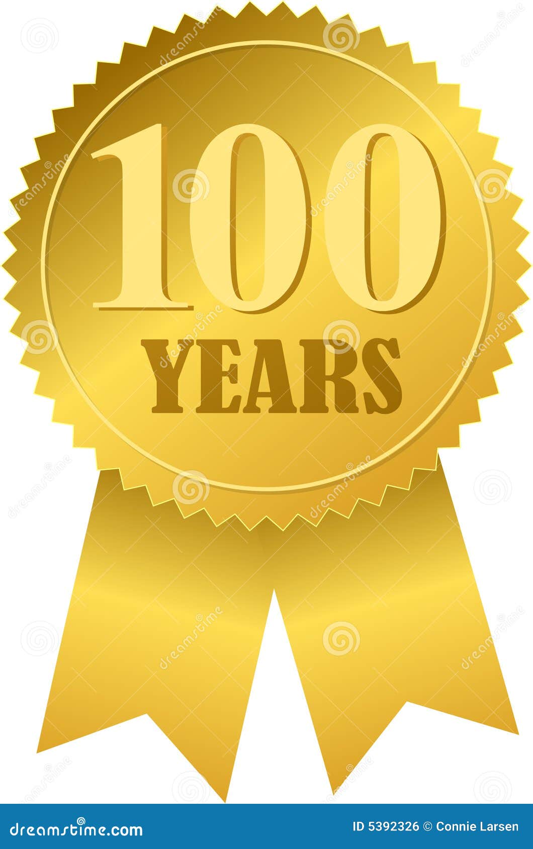 Sello Y Cinta Centenarios/EPS Ilustración del Vector - Ilustración de ...