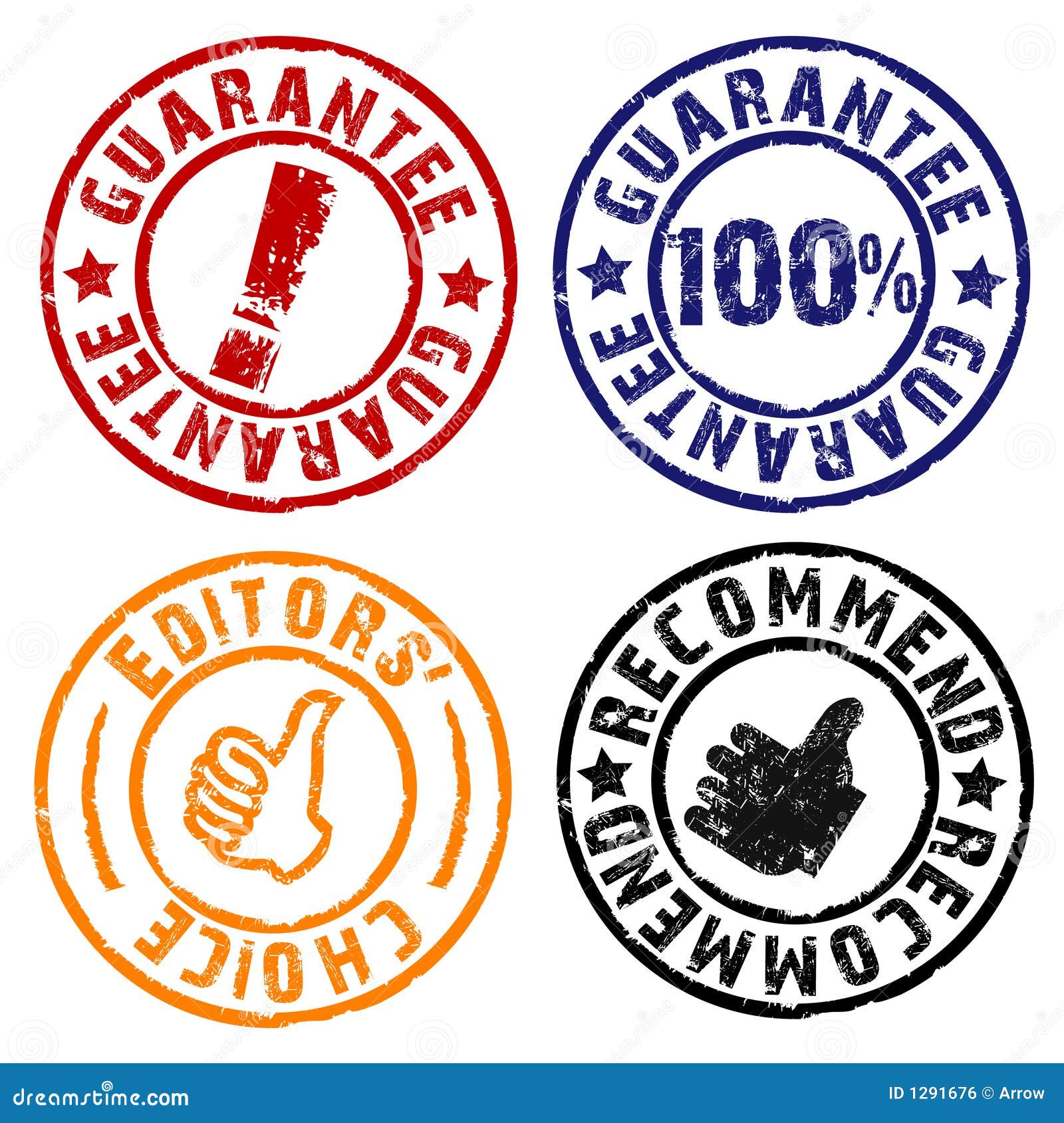 Sellos De Goma De La Garantía Stock de ilustración - Ilustración de ...