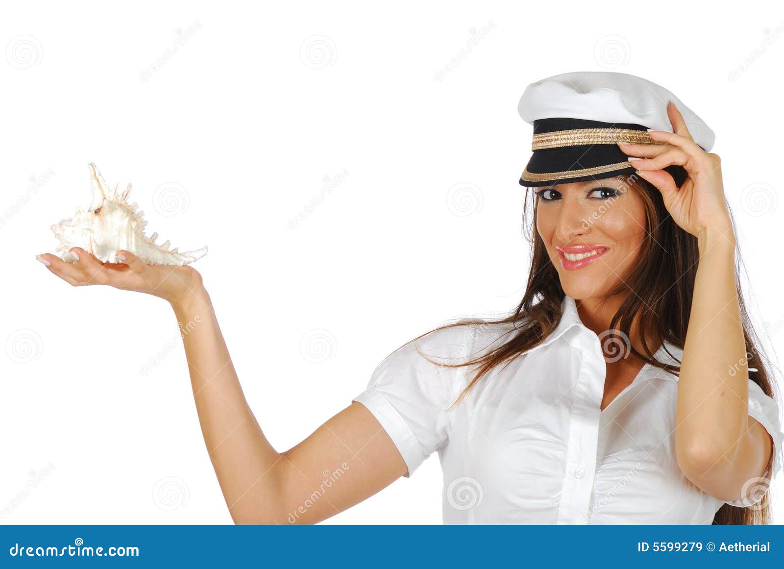 She Sells Sea Shells on the Sea Shore Stock Image - Image of caucasian ...