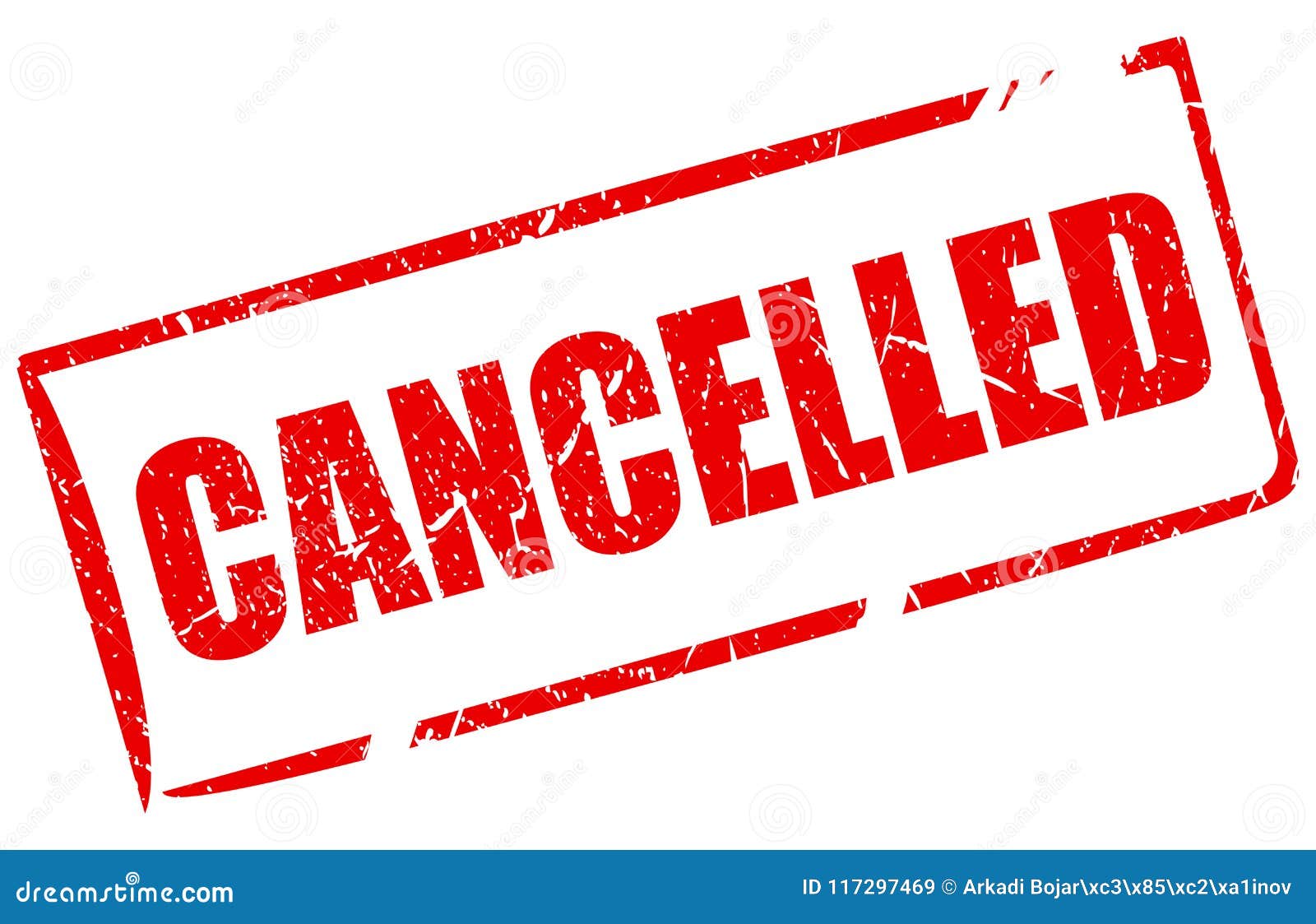 Selo Cancelado Do Vetor Do Retângulo Ilustração do Vetor - Ilustração ...