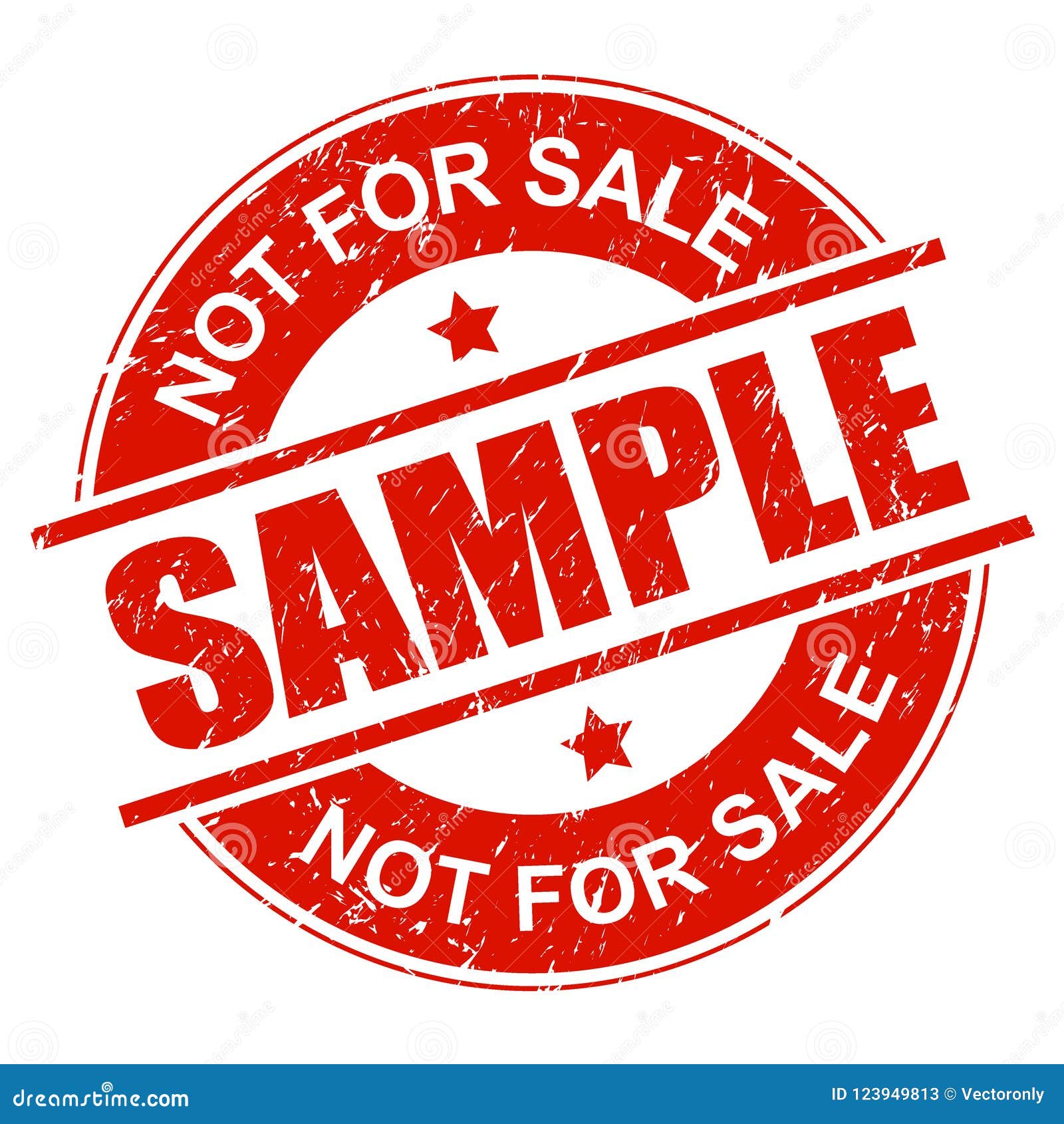 Selo da amostra ilustração do vetor. Ilustração de moagem - 123949813