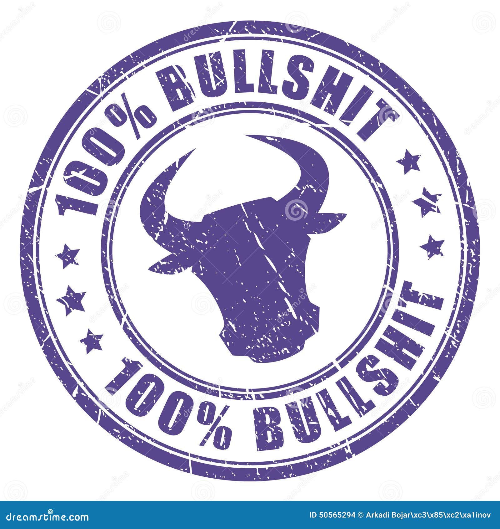 Selo da besteira ilustração do vetor. Ilustração de fundo - 50565294