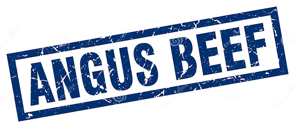 Selo da carne de Angus ilustração do vetor. Ilustração de emblema ...
