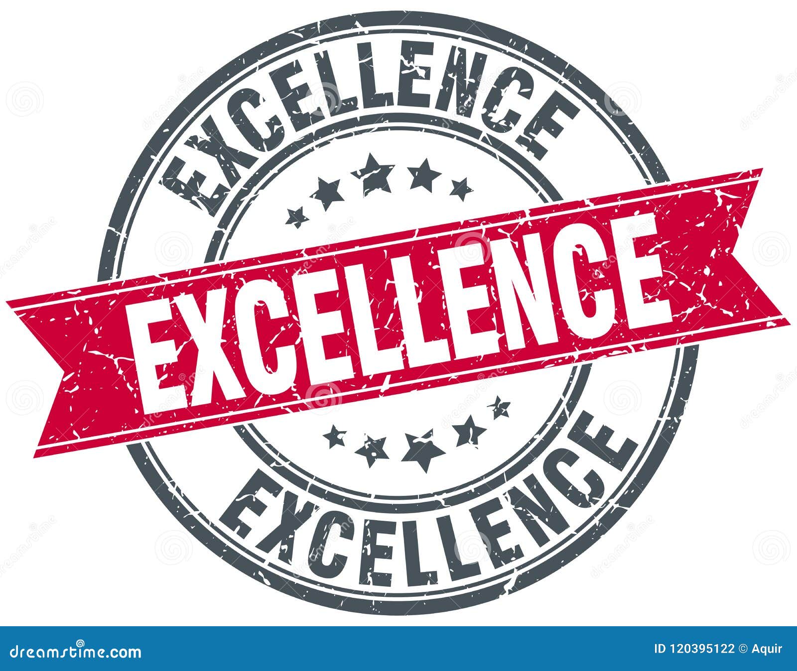 Selo da excelência ilustração do vetor. Ilustração de branco - 120395122