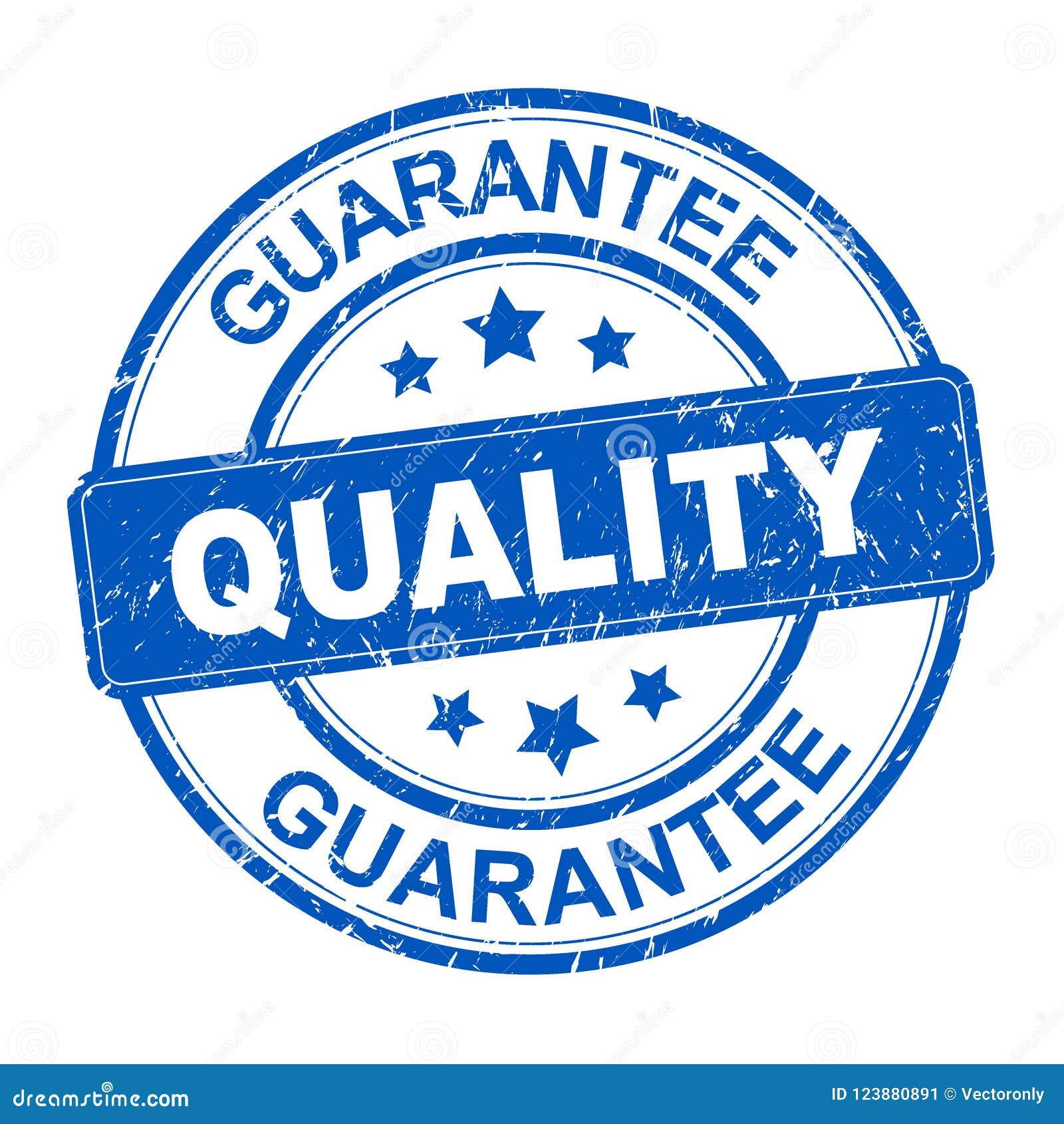 Selo Da Garantia De Qualidade Ilustração do Vetor - Ilustração de ...