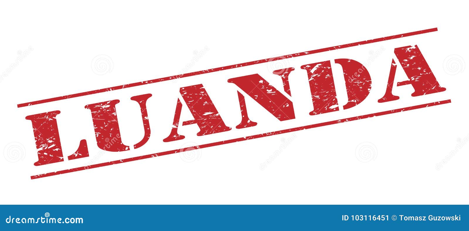 Selo de Luanda ilustração stock. Ilustração de etiqueta - 103116451